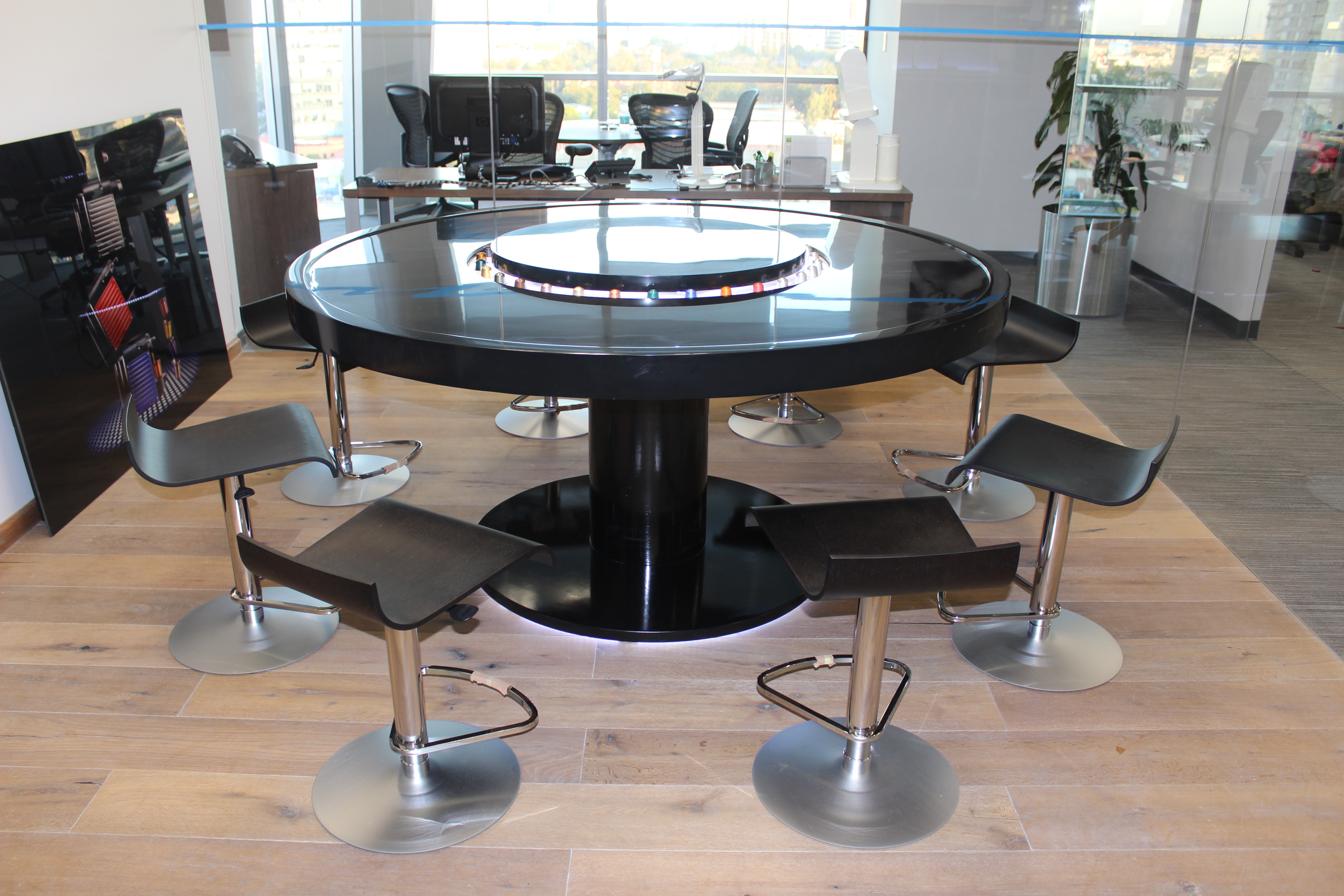 Nespresso TASTING ROOM TABLE by PARAMETRICA - Architizer