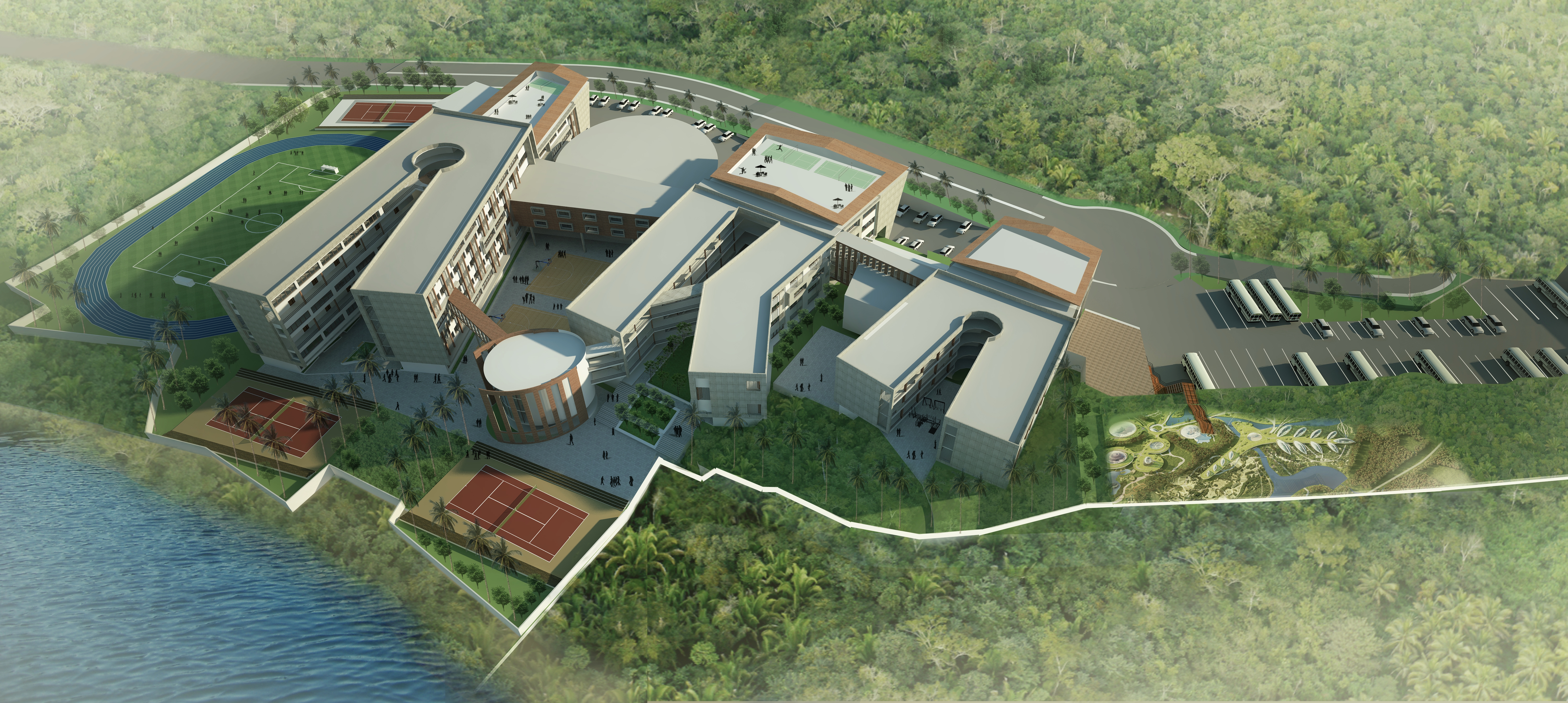 GEMS SCHOOL- "A school in the lap of nature" by Creative Group New ...