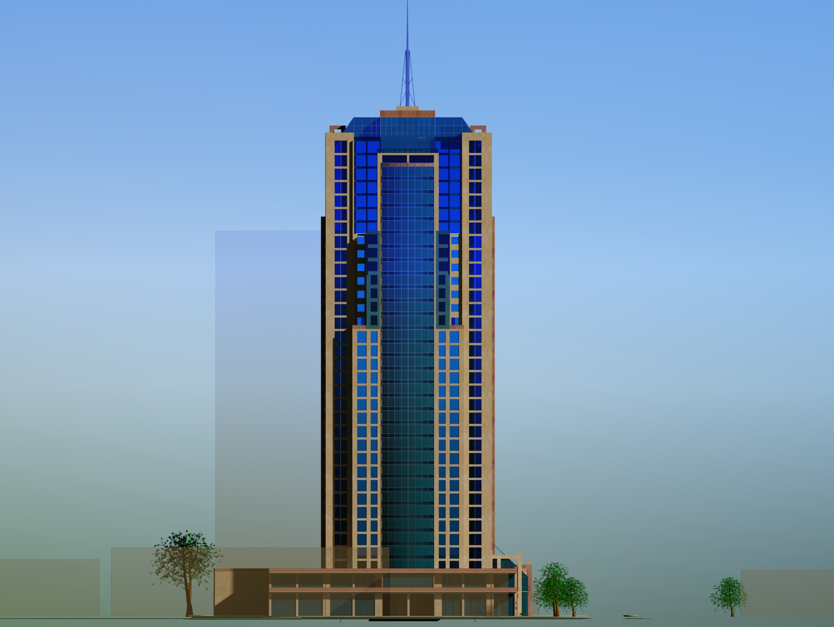 Business tower in Yerevan , Armenia by ZA architect LLC, Zareh ...