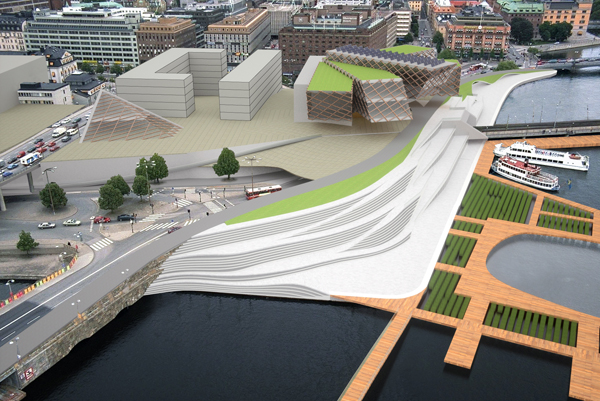 Stadsbryggan Tegelbacken by Belatchew Arkitekter AB - Architizer