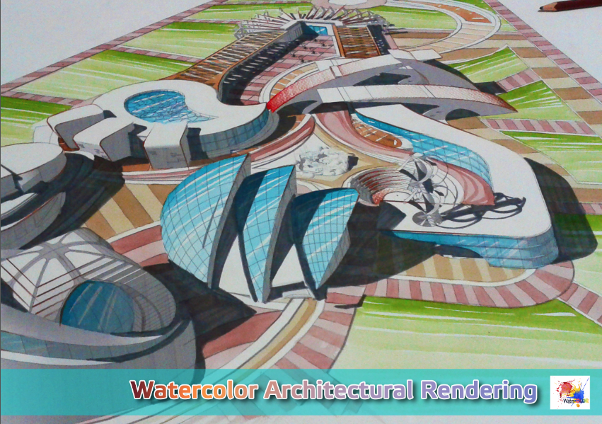 Watercolor Rendering by Watercolor Architectural Rendering - Architizer