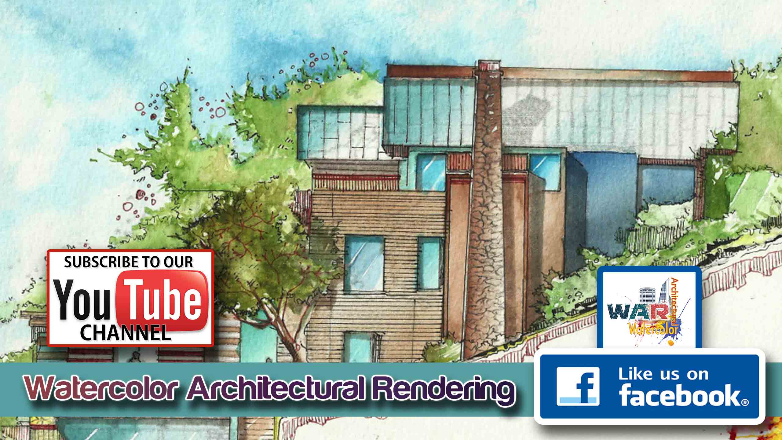 Watercolor Rendering by Watercolor Architectural Rendering - Architizer