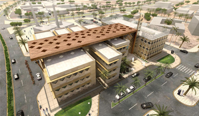 Administration Building of Ministry of Awqaf and Islamic Affairs by GEC ...