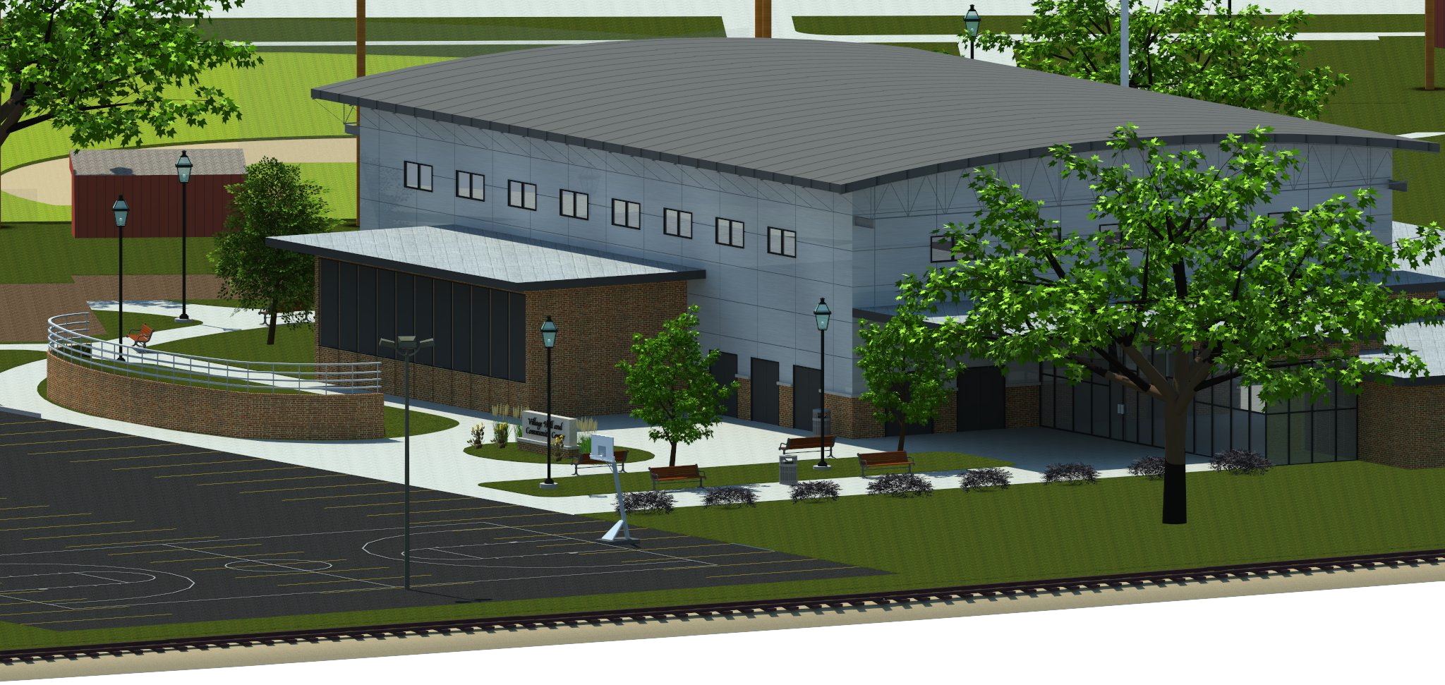 St. Anne Community Center and Village Hall Concepualization by Carlile ...