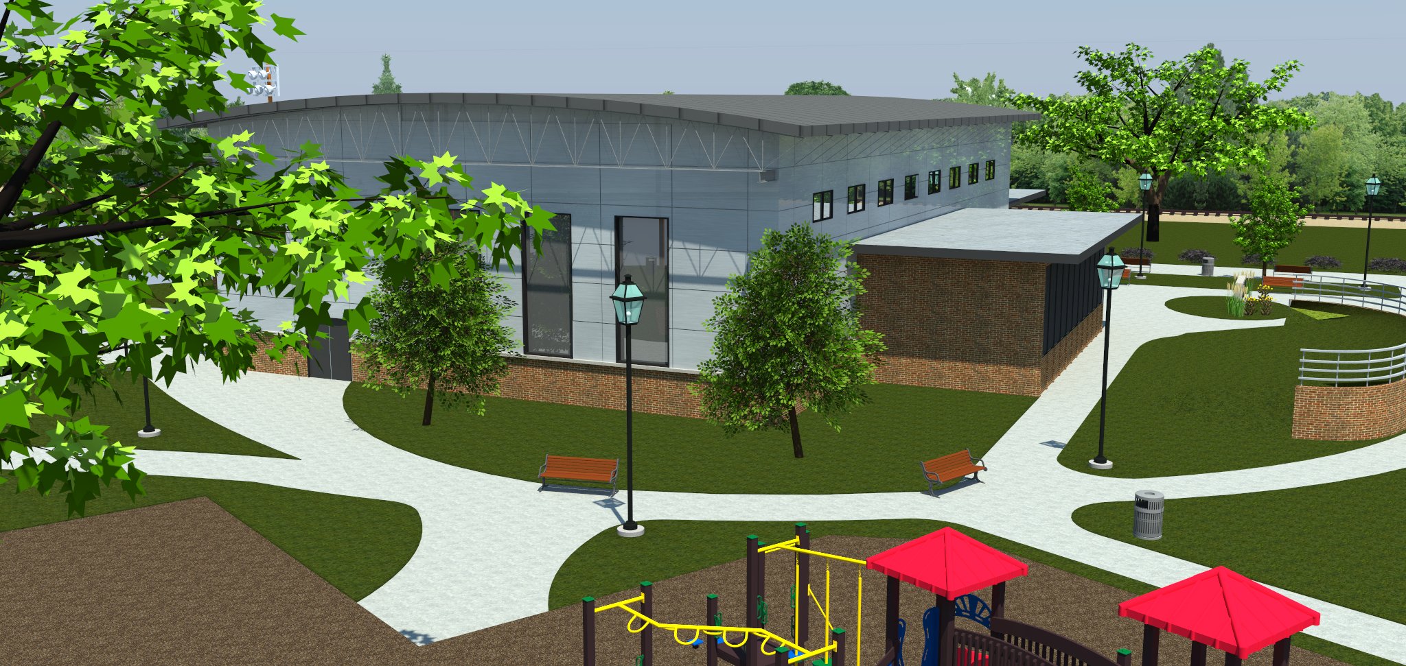 St. Anne Community Center and Village Hall Concepualization by Carlile ...