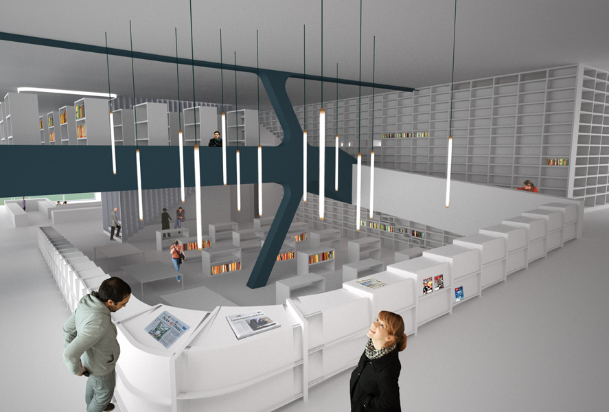 Daegu Gosan Public Library competition entry - Architizer