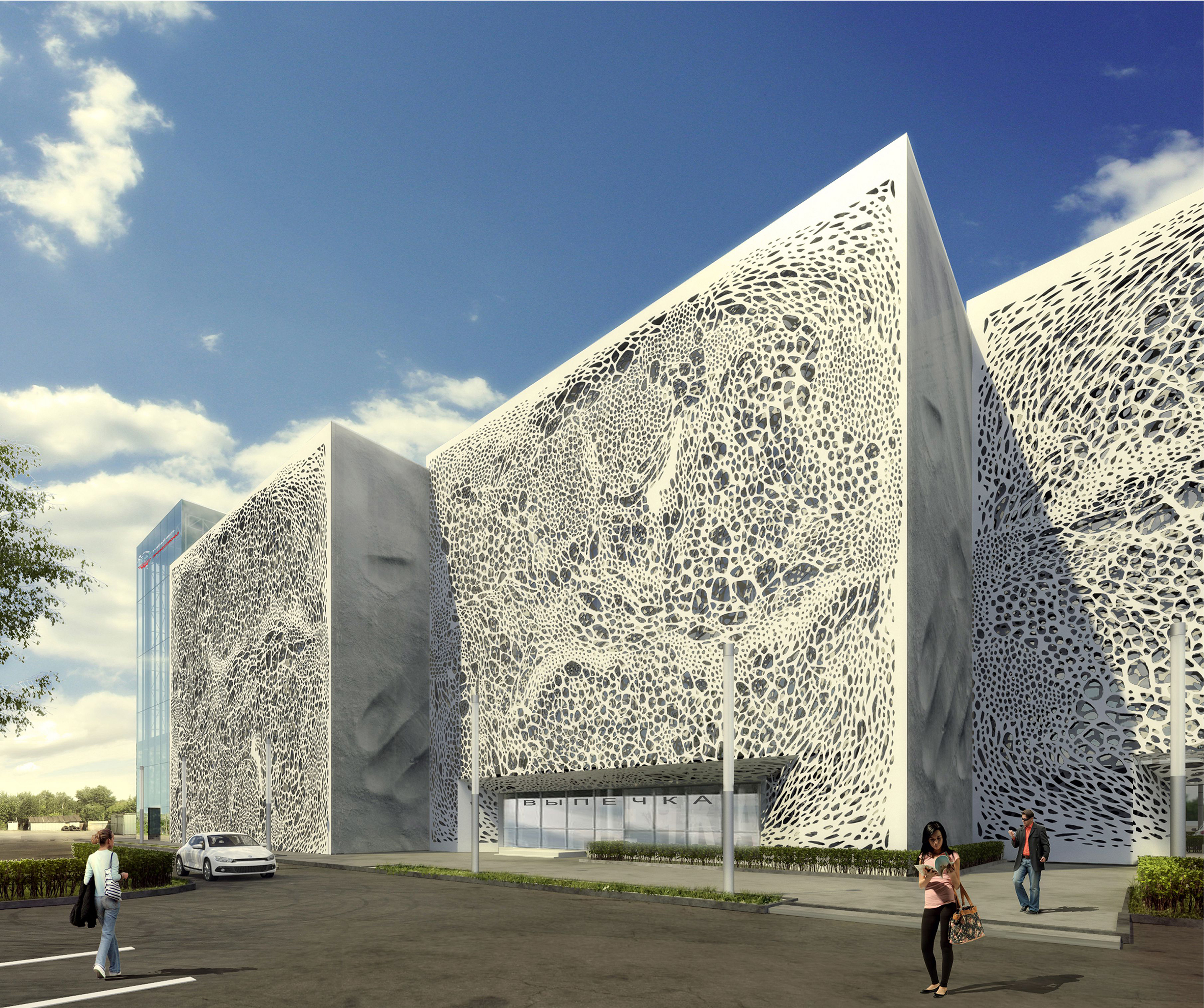 The architectural concept for the reconstruction of the Baking Factory ...