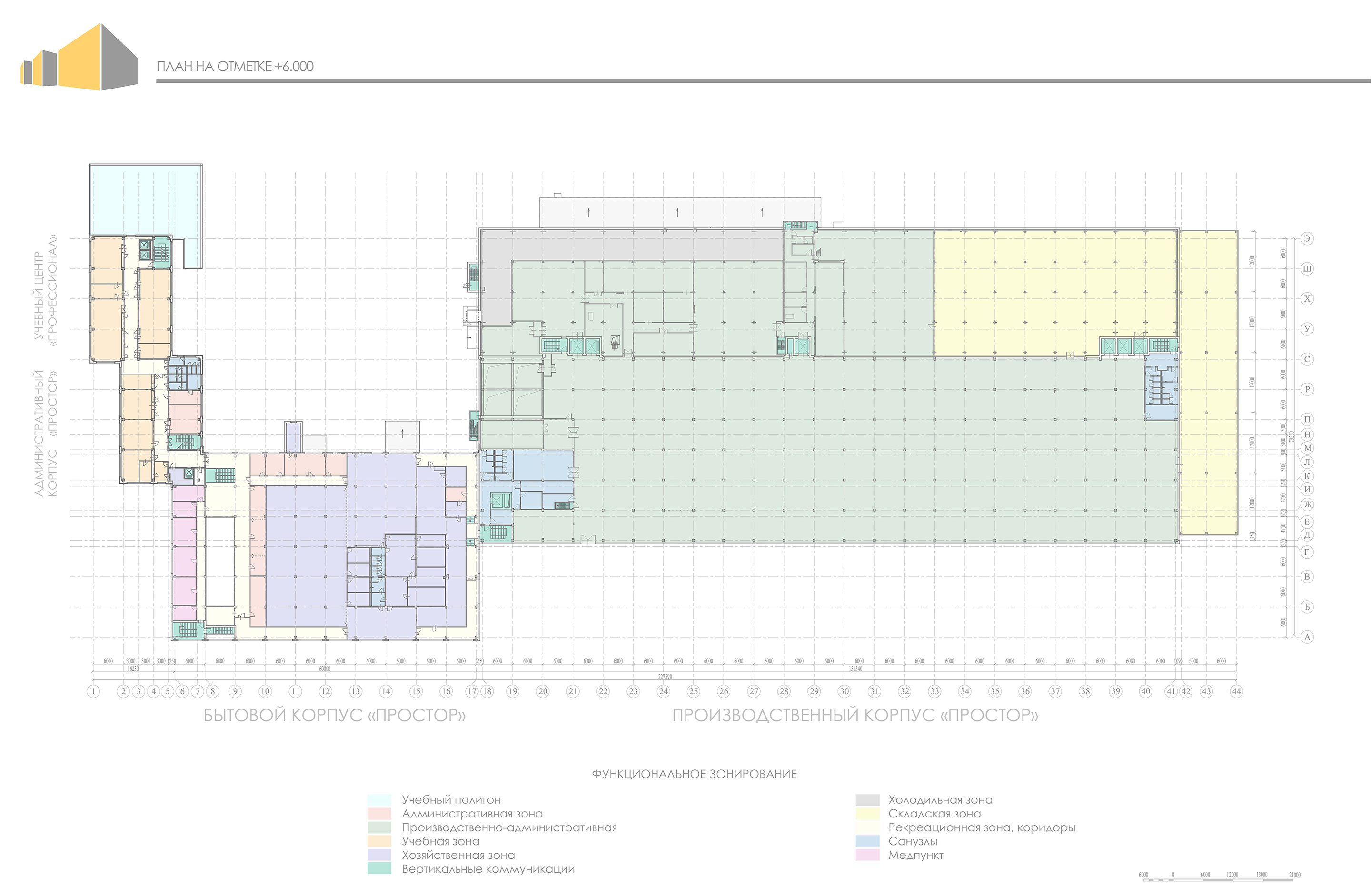 The architectural concept for the reconstruction of the Baking Factory ...