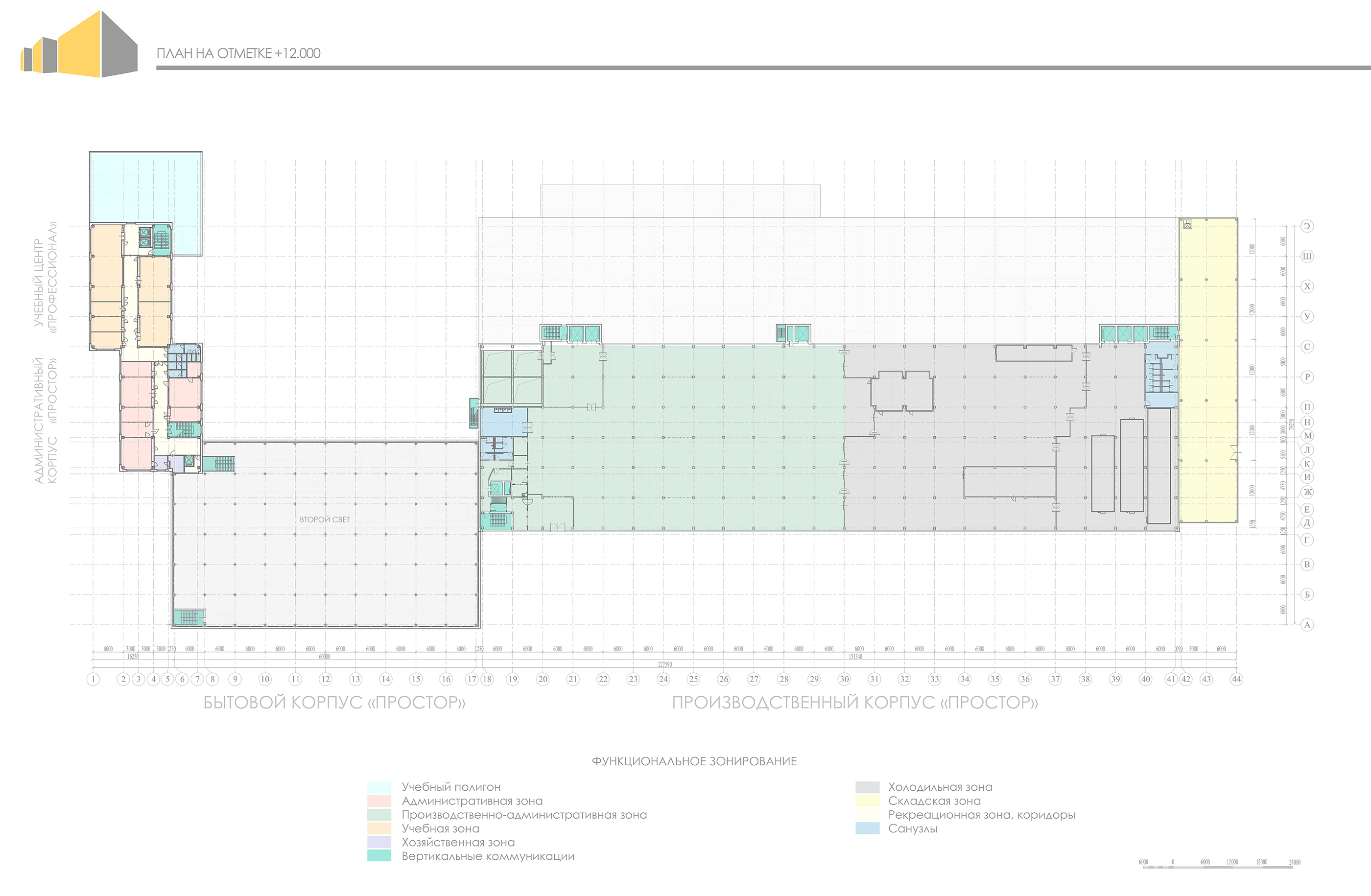 The architectural concept for the reconstruction of the Baking Factory ...