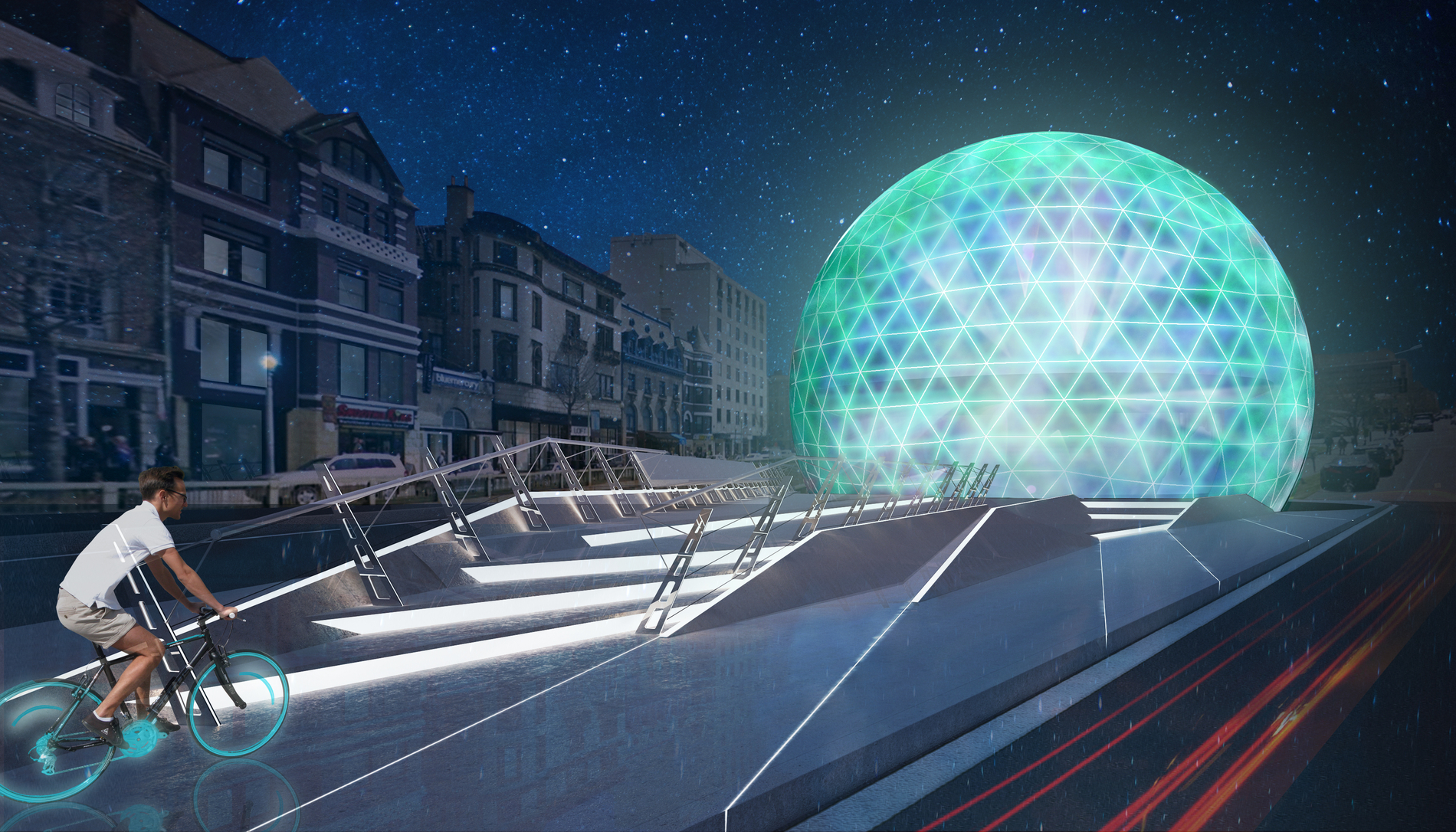 Project of pavilion of the Museum of Science Fiction by Arch Group ...