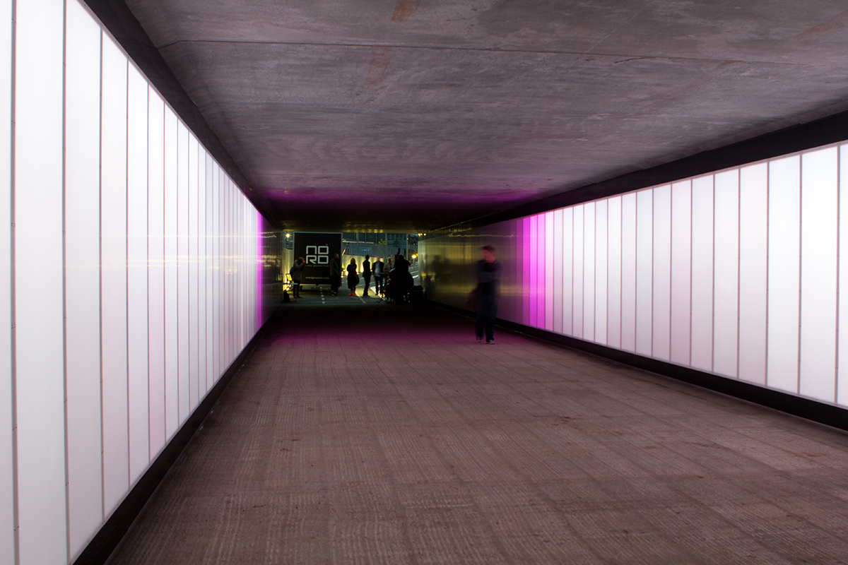 Interference: An Interactive Tunnel by Kollision - Architizer