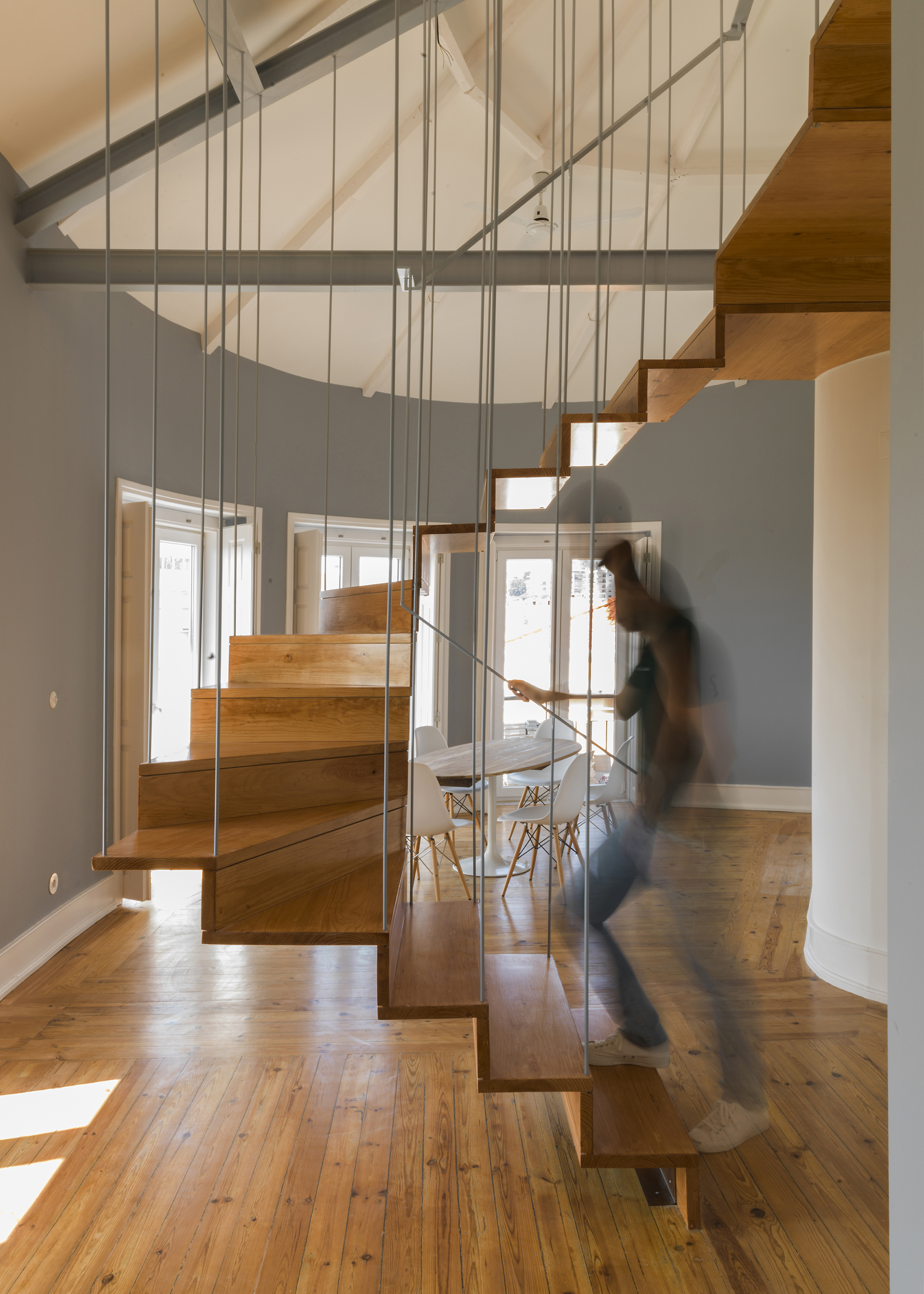 Hanging Stairs - Interior Extension and Renewal by António Costa Lima ...