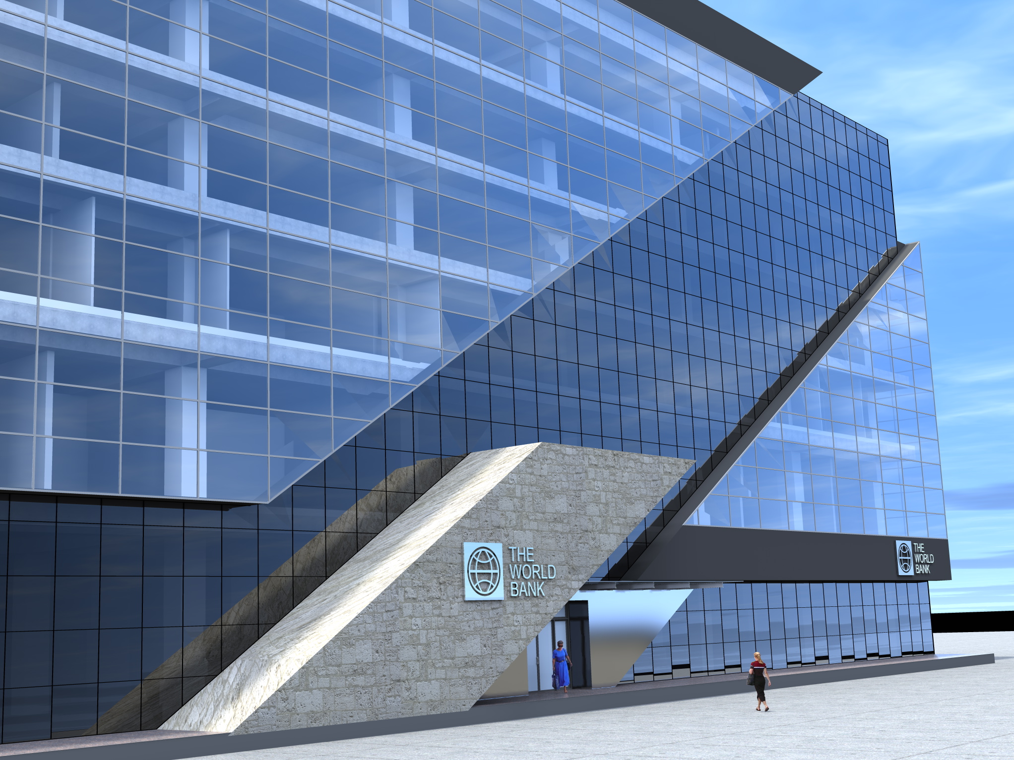 WORLD BANK - Facade design by " COMFORTGroup" - Architizer