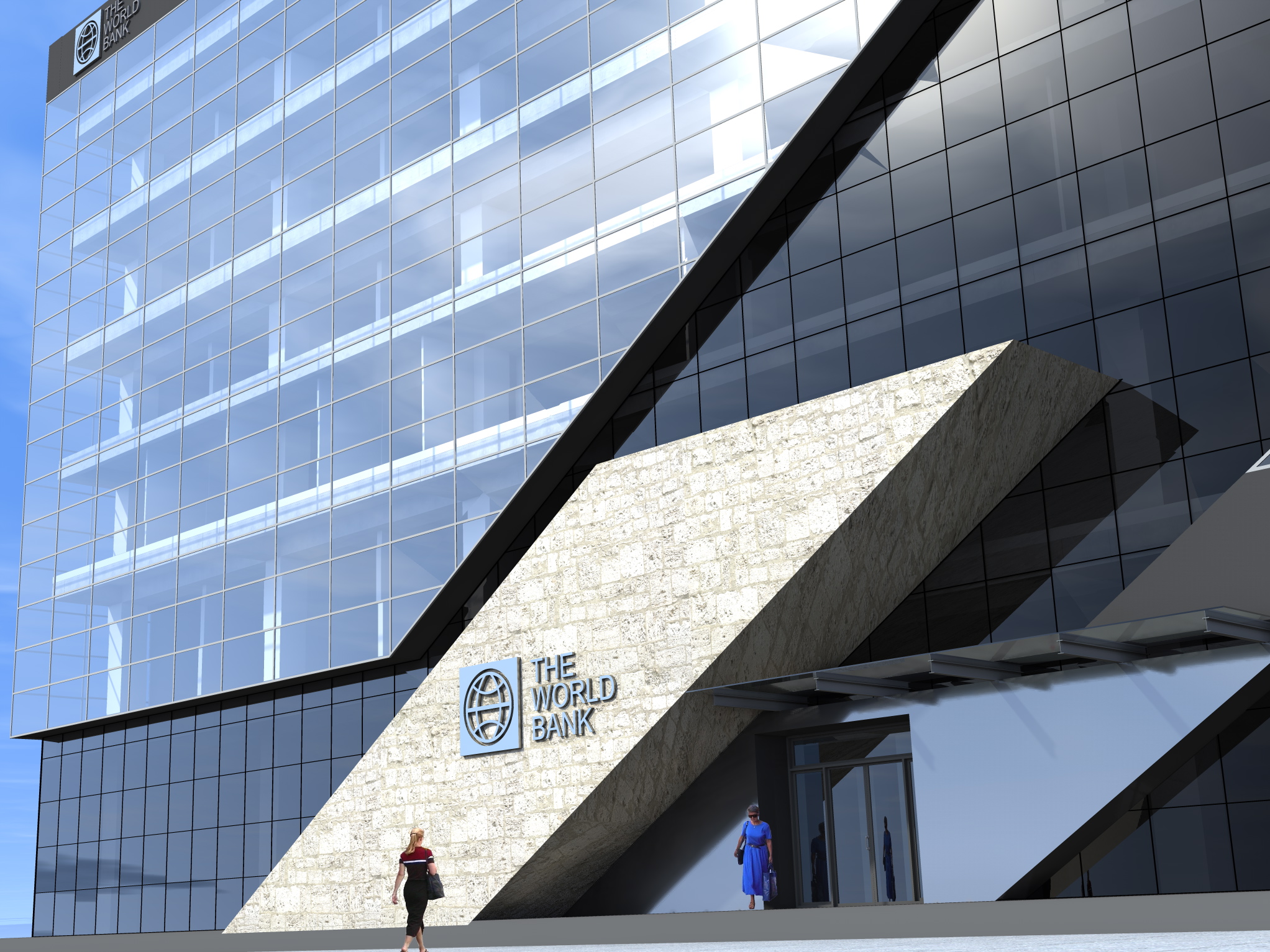 WORLD BANK - Facade design by " COMFORTGroup" - Architizer