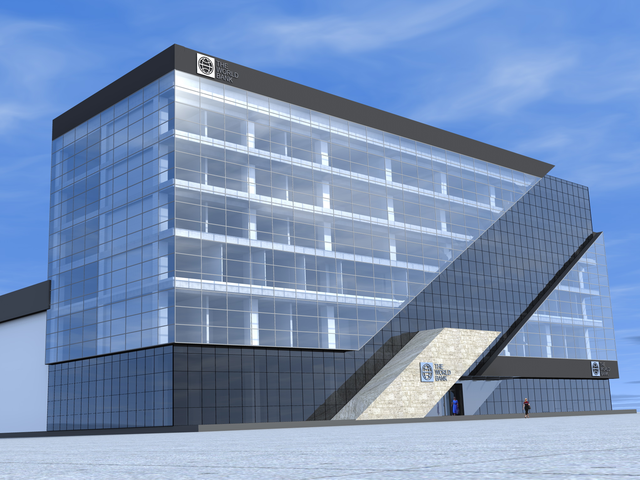 WORLD BANK - Facade design by " COMFORTGroup" - Architizer