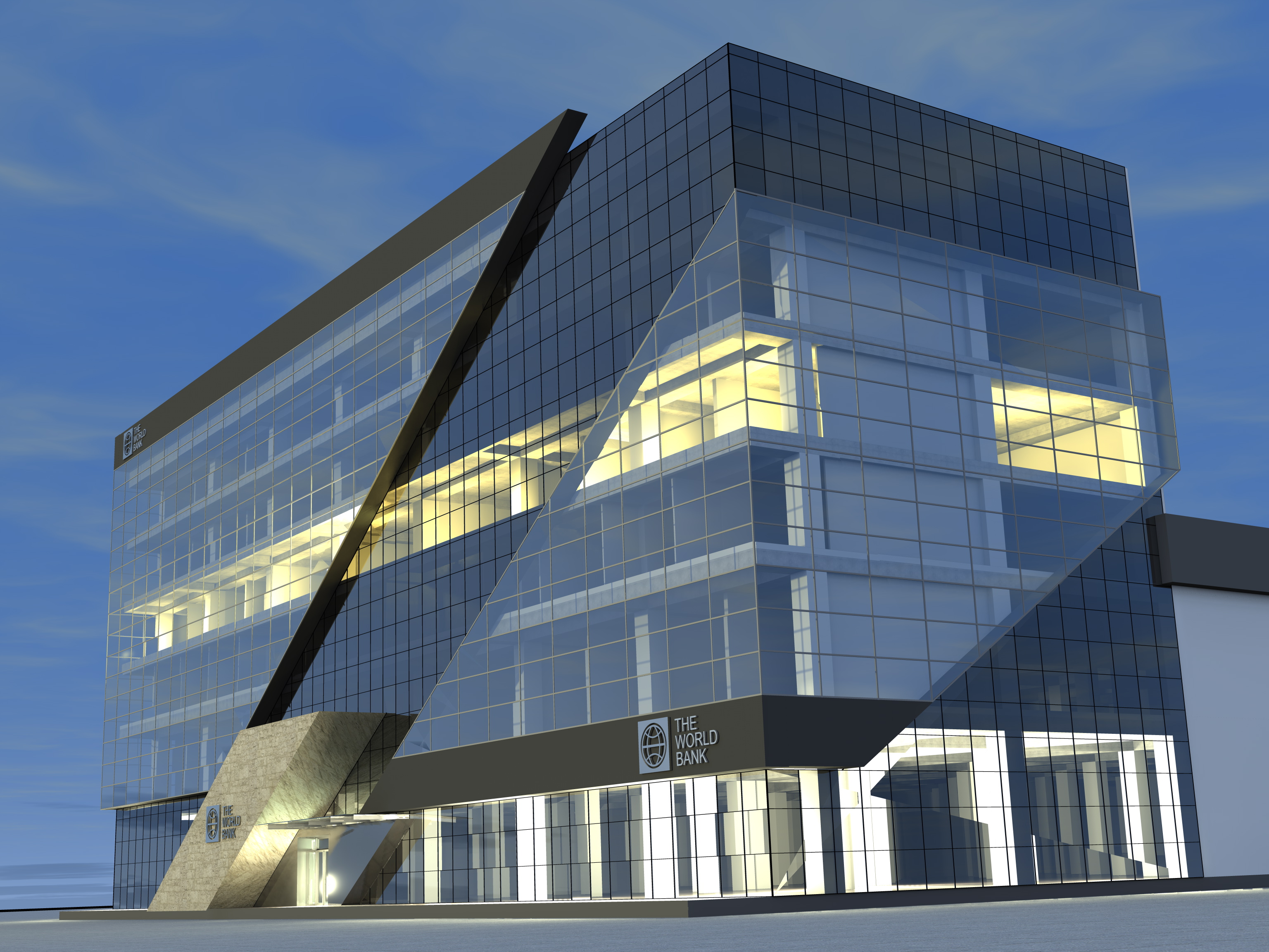 WORLD BANK - Facade design by " COMFORTGroup" - Architizer