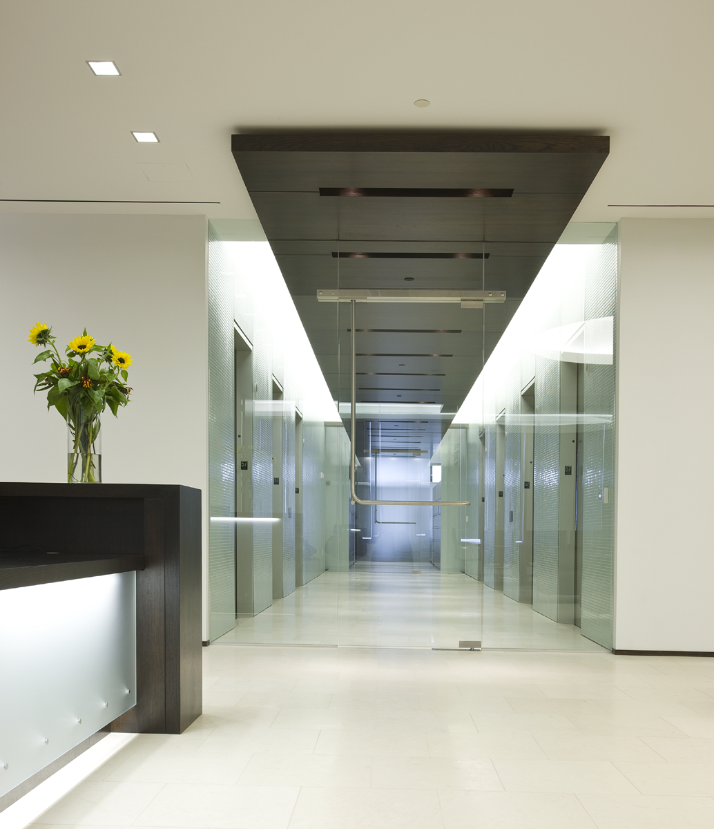 Tower East Lobby Desk & Benches by Kordalski Architects Inc. - Architizer