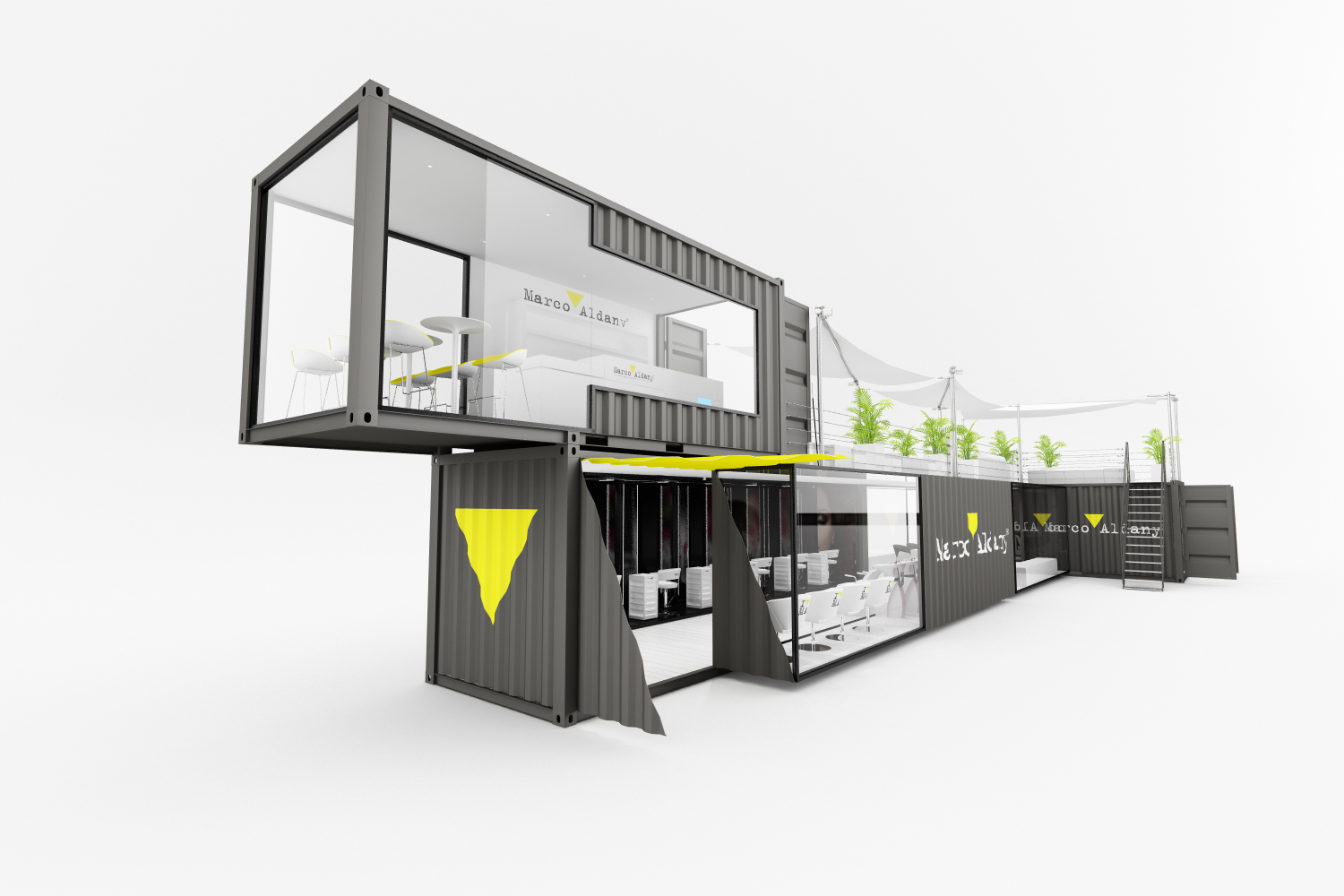 Marco Aldany Pop-Up Beauty Salon by Nicolas Fiore Design - Architizer