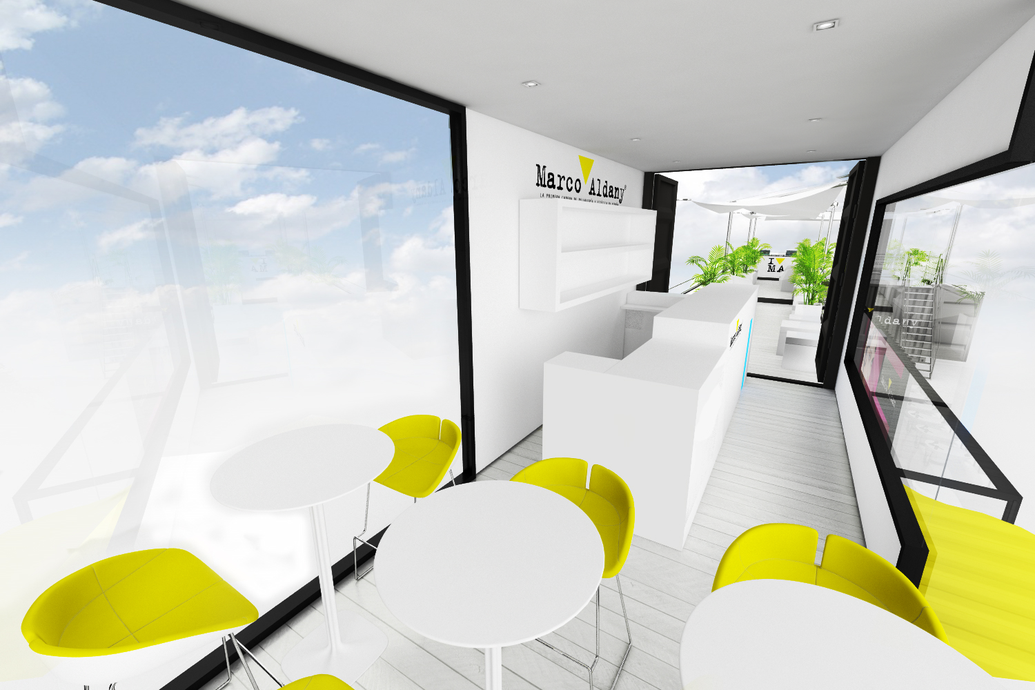 Marco Aldany Pop-Up Beauty Salon by Nicolas Fiore Design - Architizer