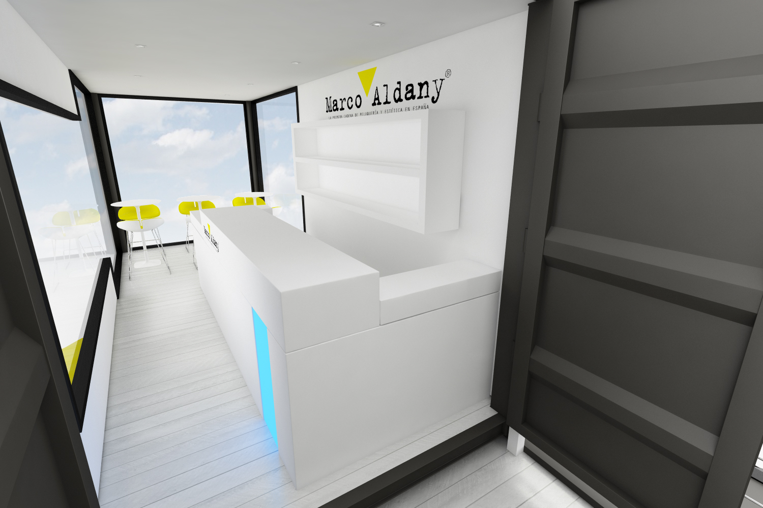 Marco Aldany Pop-Up Beauty Salon by Nicolas Fiore Design - Architizer