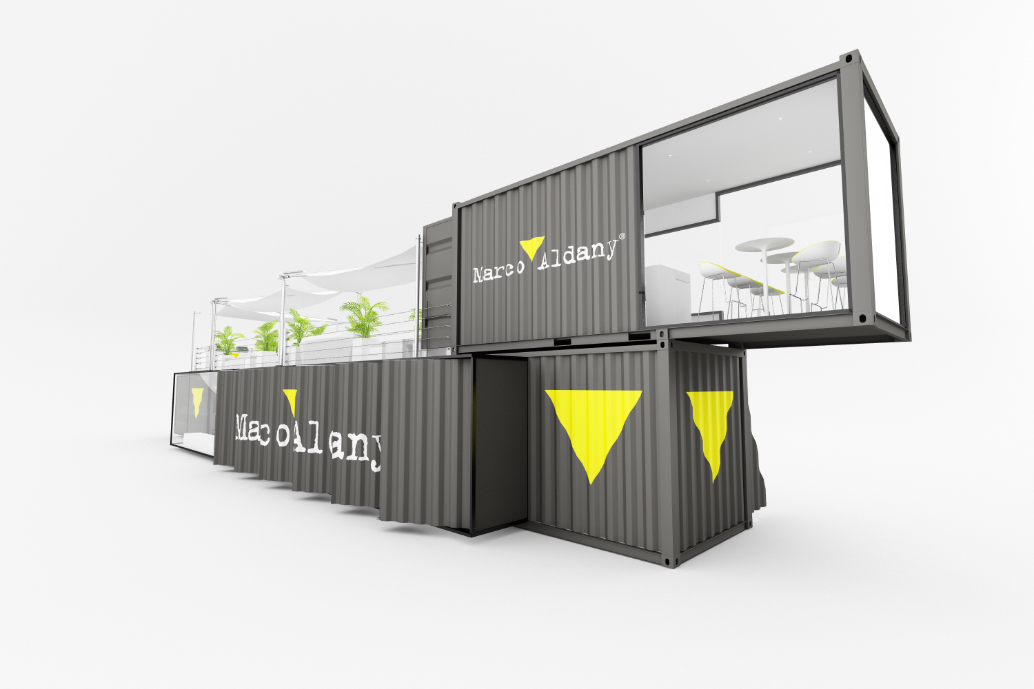 Marco Aldany Pop-Up Beauty Salon by Nicolas Fiore Design - Architizer
