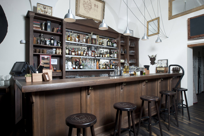 The Interior Design of AnonymouS Bar by Ing.arch. Eva Bradáčová ...