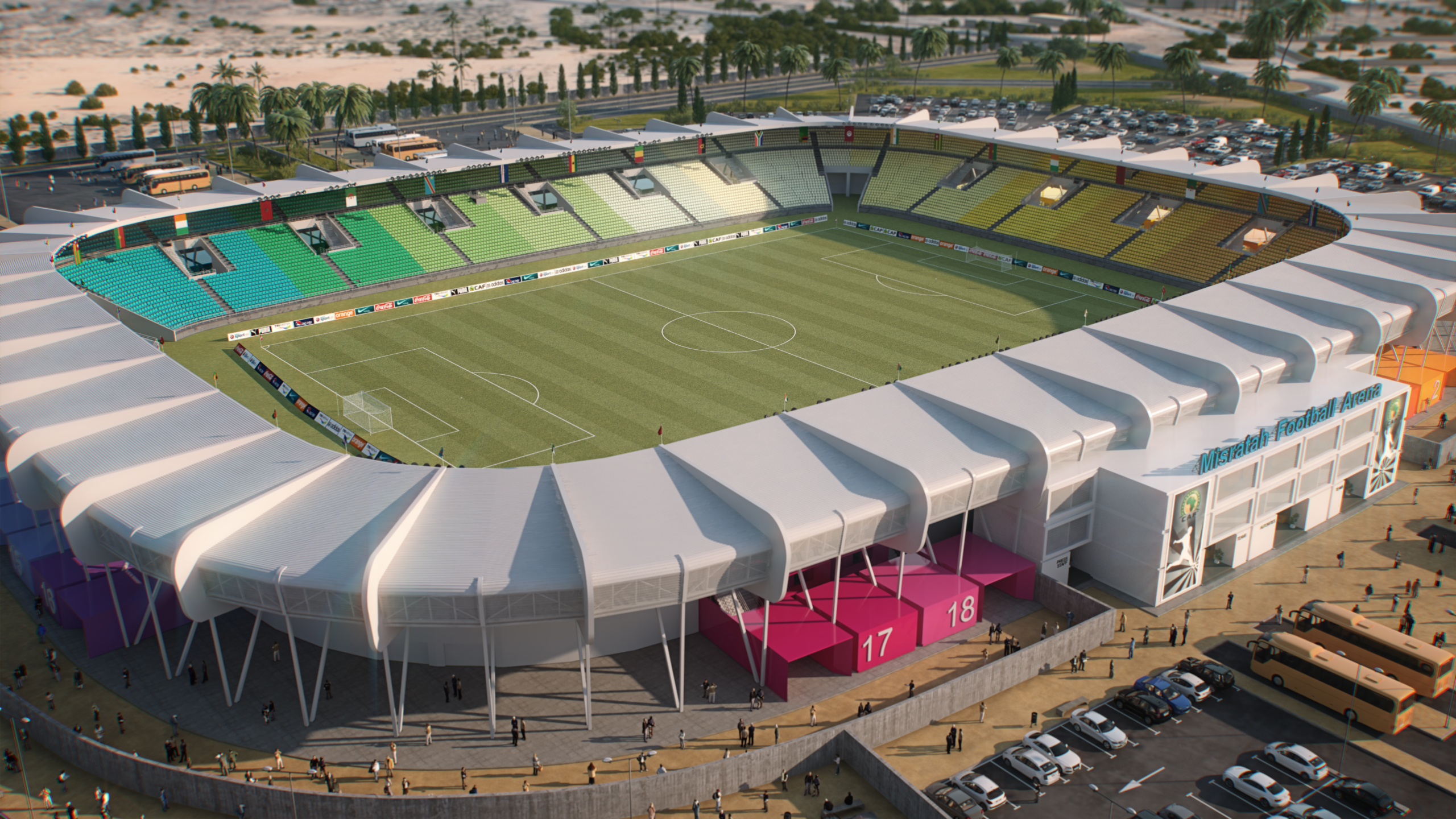 MODULAR STADIUM IN MISRATAH by JAVIER GARCIA ALDA architect - Architizer