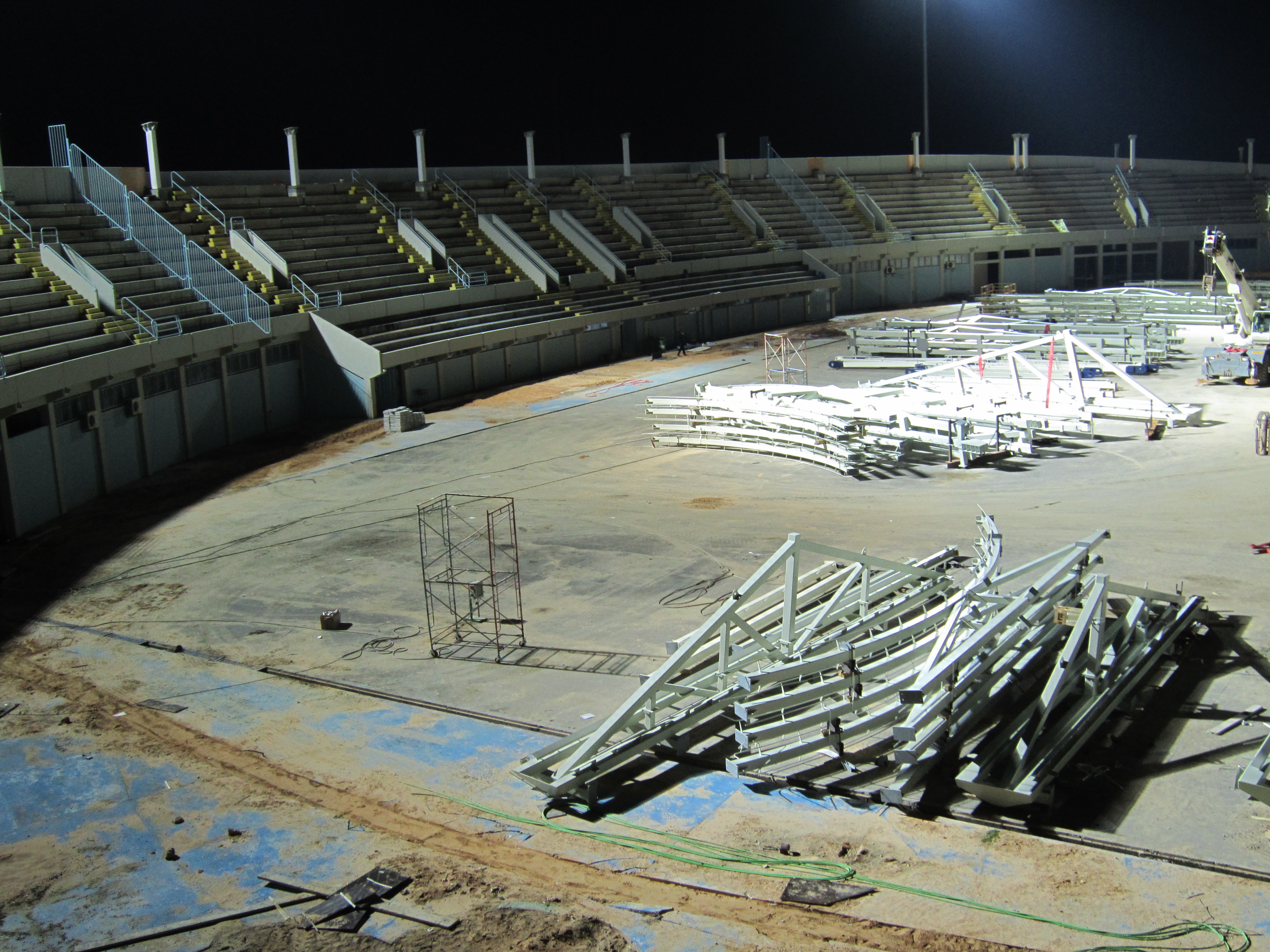 MODULAR STADIUM GREAT MAN MADE RIVER by JAVIER GARCIA ALDA architect ...
