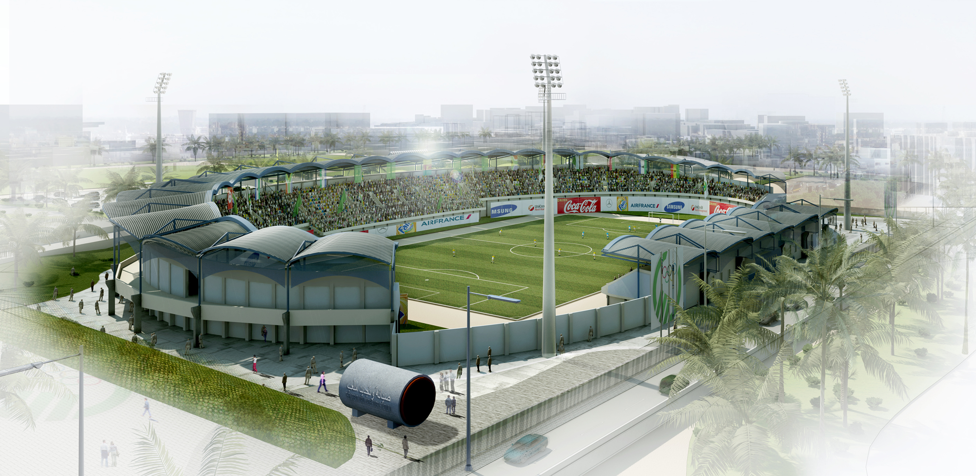MODULAR STADIUM IN NICOSIA by JAVIER GARCIA ALDA architect - Architizer