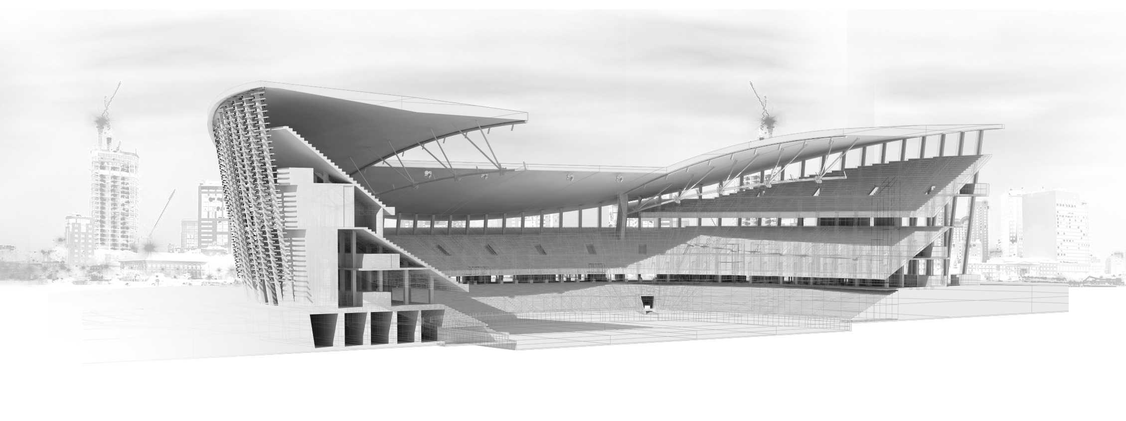 MODULAR STADIUM IN TRIPOLI by JAVIER GARCIA ALDA architect - Architizer