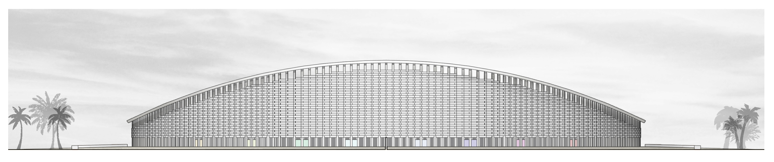 MODULAR STADIUM IN TRIPOLI by JAVIER GARCIA ALDA architect - Architizer