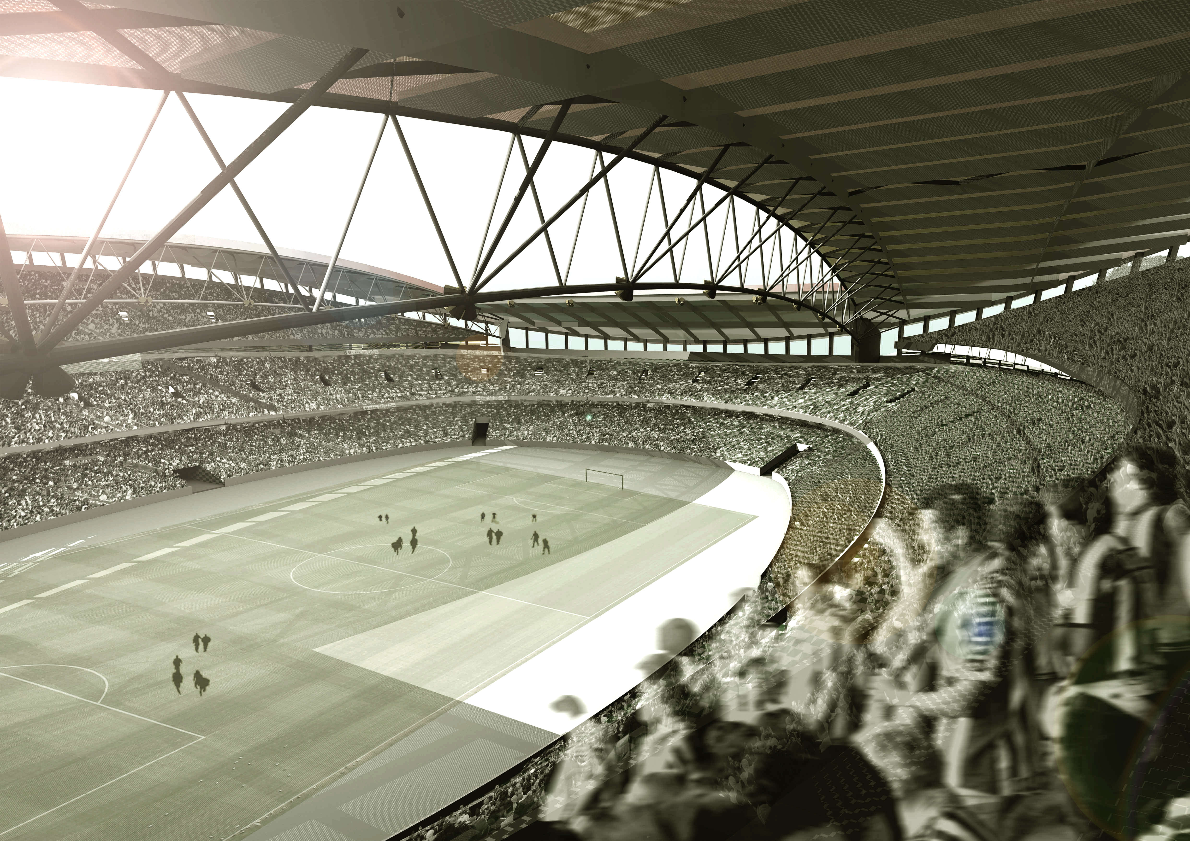 MODULAR STADIUM IN TRIPOLI by JAVIER GARCIA ALDA architect - Architizer