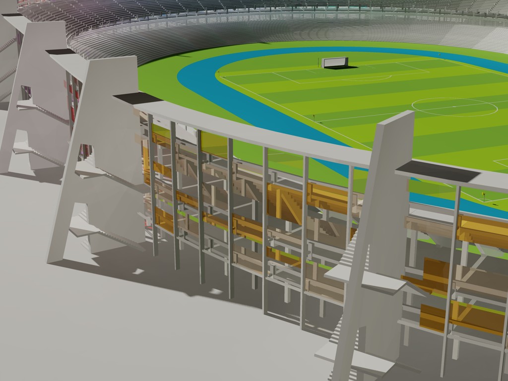 MODULAR STADIUM 11th JUNE by JAVIER GARCIA ALDA architect - Architizer