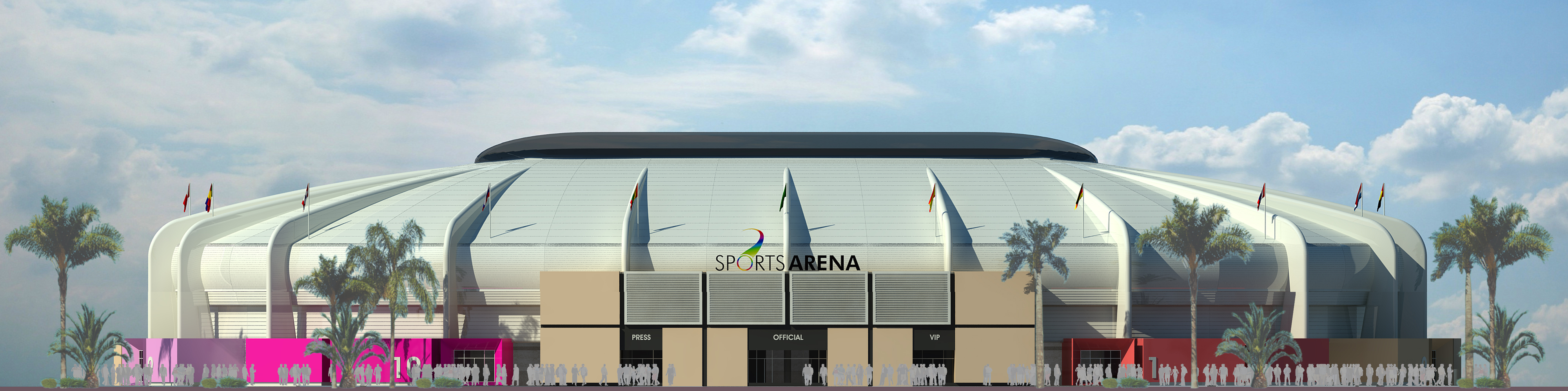 MODULAR MULTISPORTS HALL BENGHAZI by JAVIER GARCIA ALDA architect ...