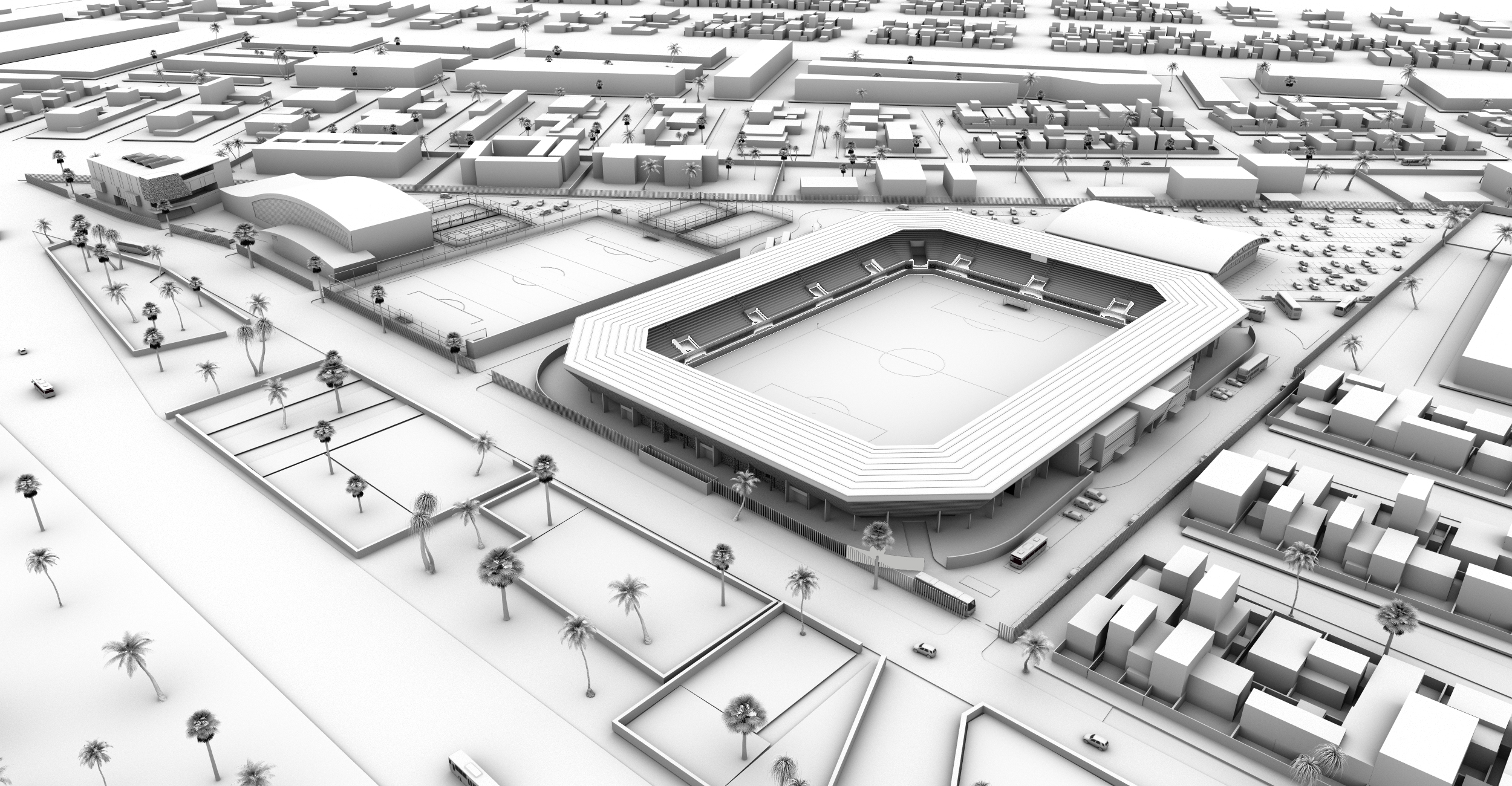 MODULAR STADIUM AL TALABA SPORTS CLUB by JAVIER GARCIA ALDA architect ...