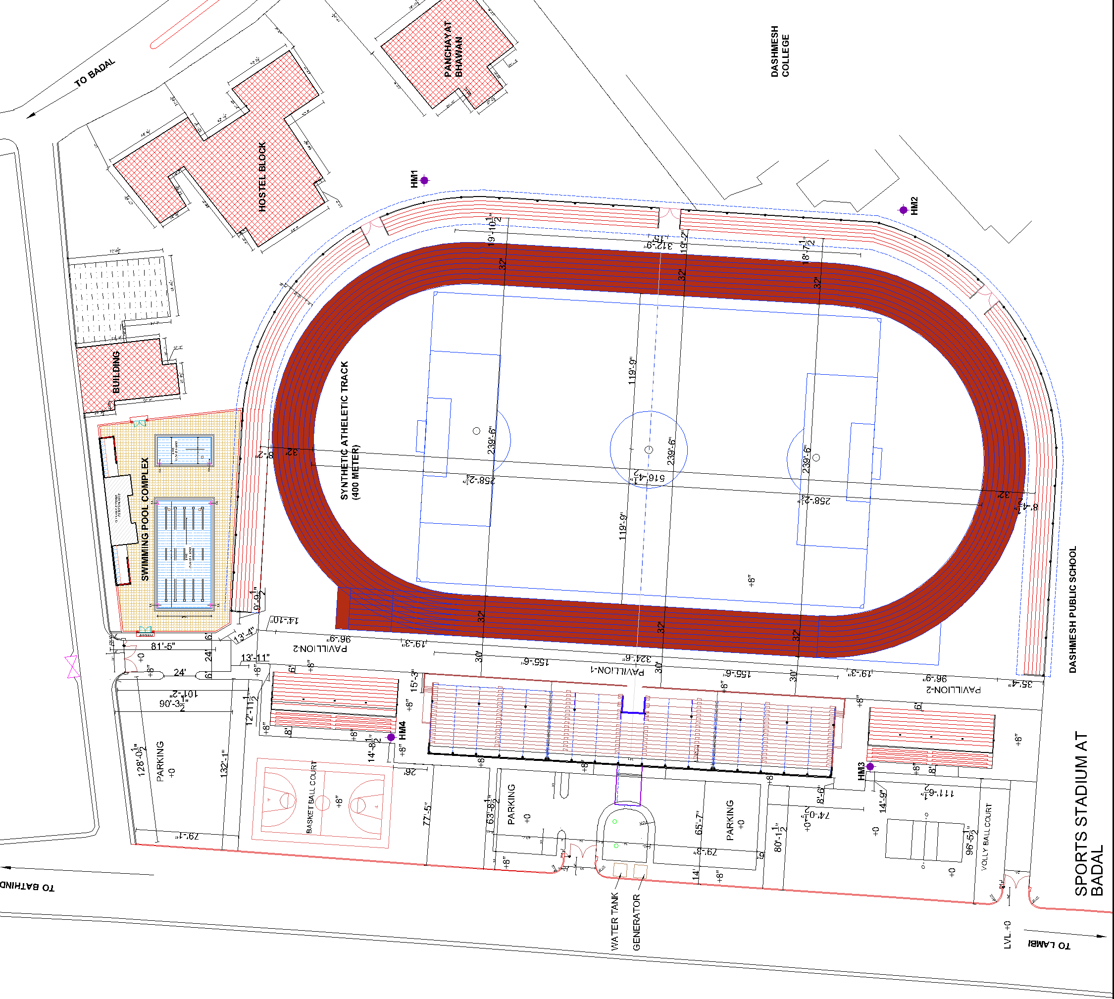 Idea 1029343: SPORTS STADIUM, BADAL, PUNJAB by SARBJIT BAHGA, Principal ...