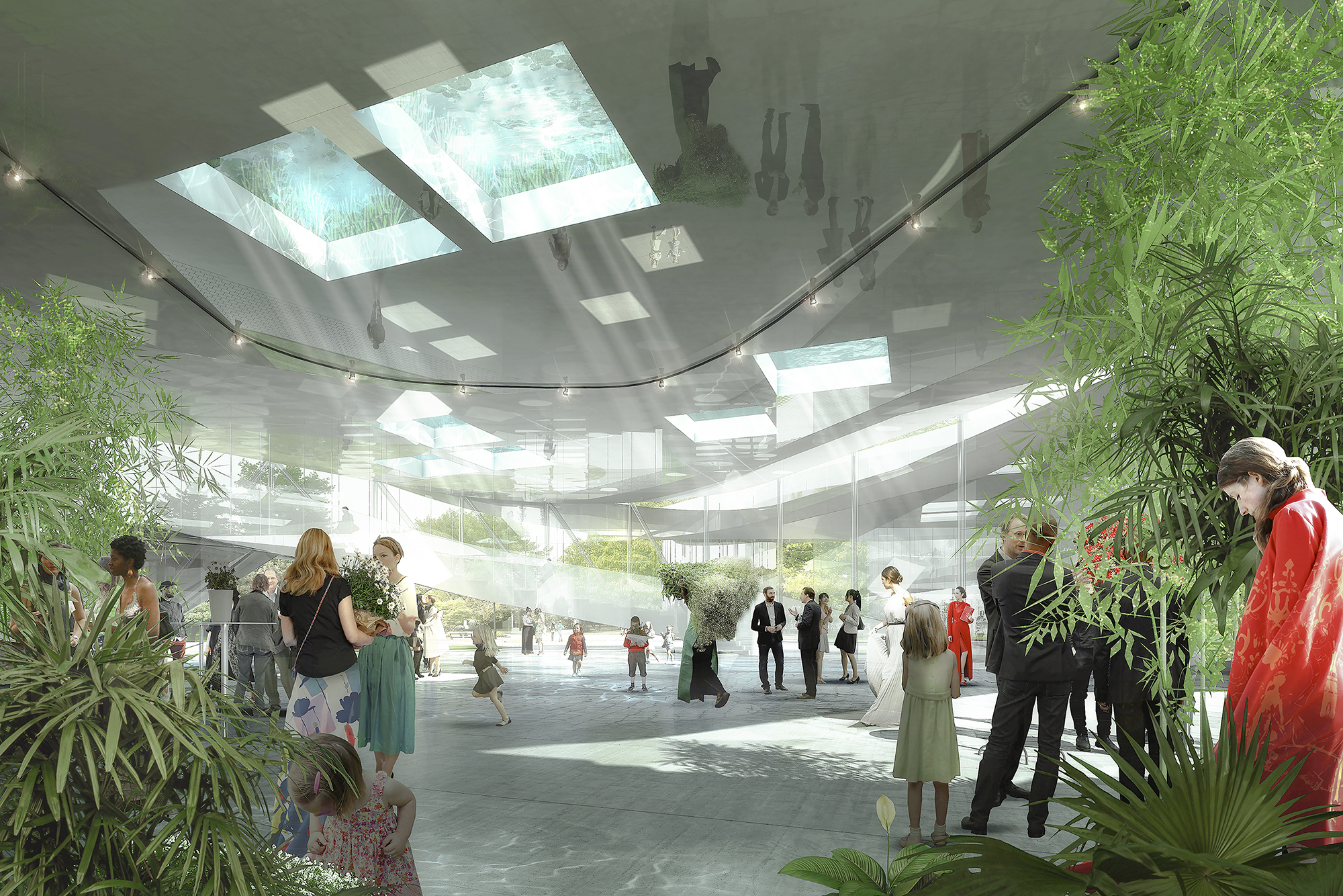 Glass Pavilion at the Botanical Garden by Saucier+Perrotte Architectes ...