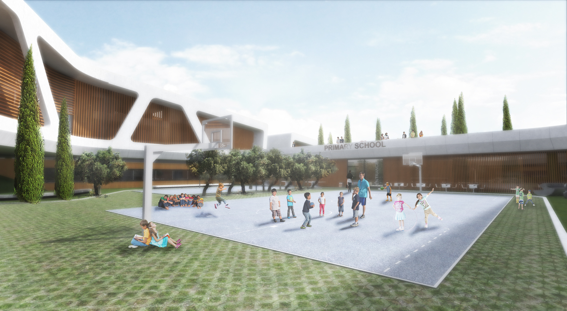 Innovative Bioclimatic European School Complex in Crete, Greece by ...