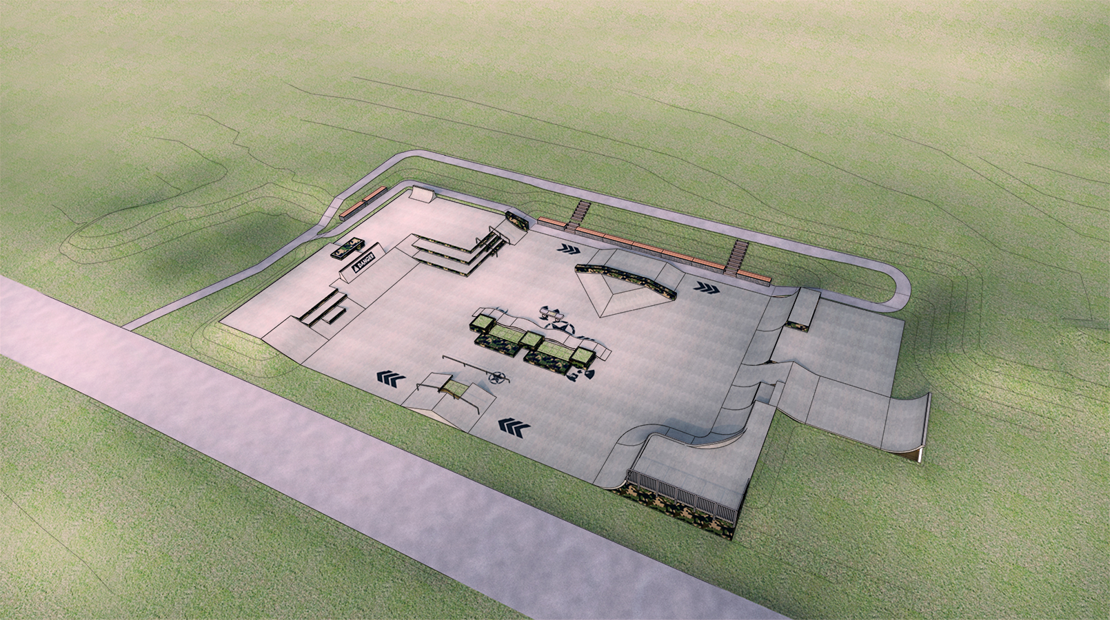Arsenal Skatepark by 49studio - Architizer