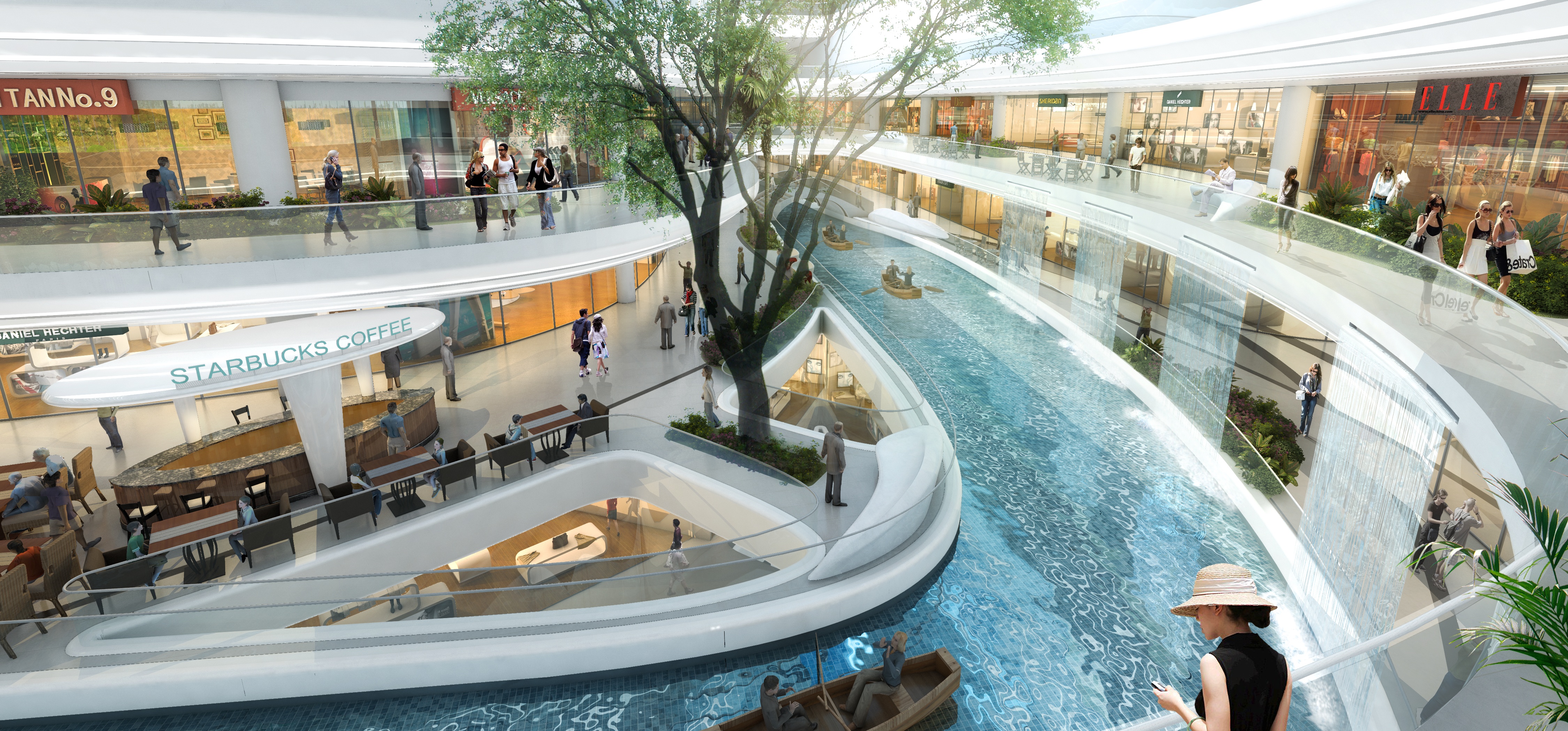 Dongfeng shopping mall by amphibianArc - Architizer