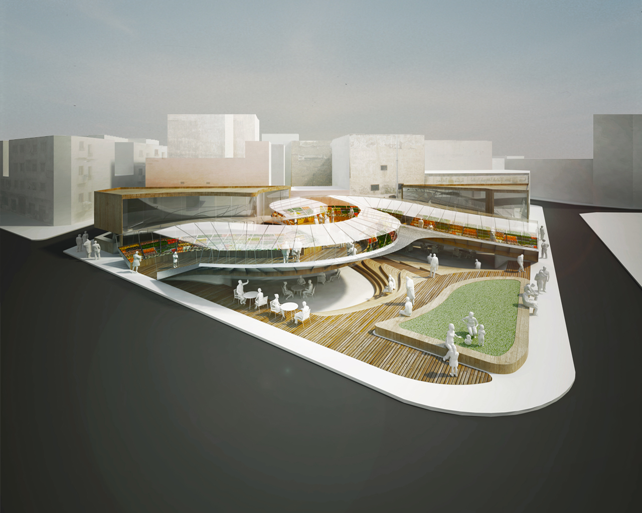 Market Promenade by Ksharch Studio - Architizer