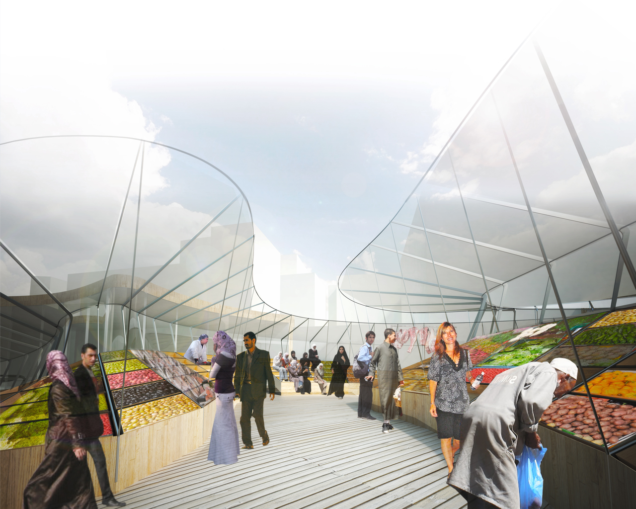 Market Promenade by Ksharch Studio - Architizer