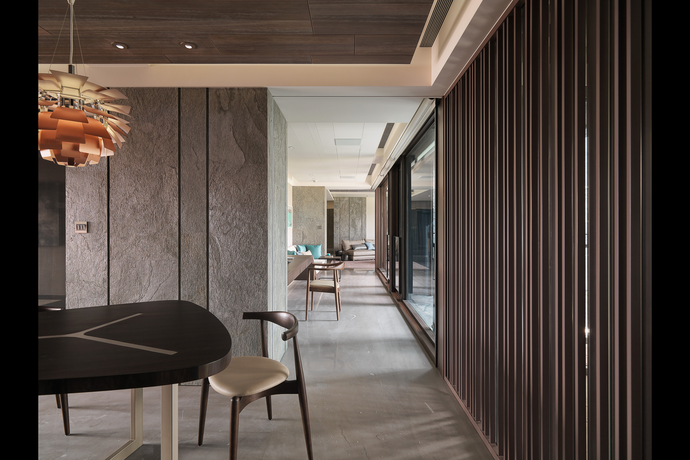 Between Doors and Walls by Chains Interior - Architizer