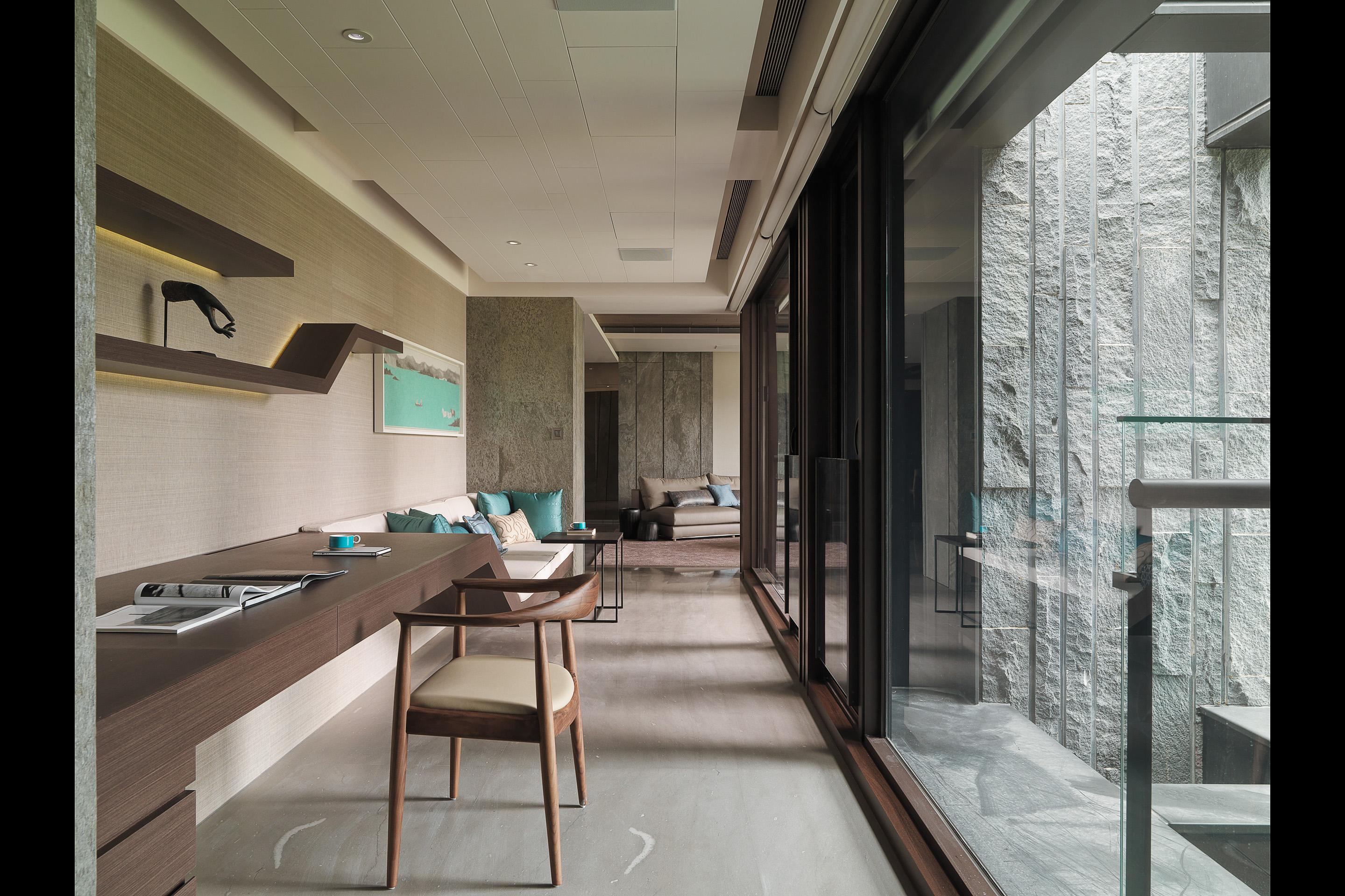 Between Doors and Walls by Chains Interior - Architizer