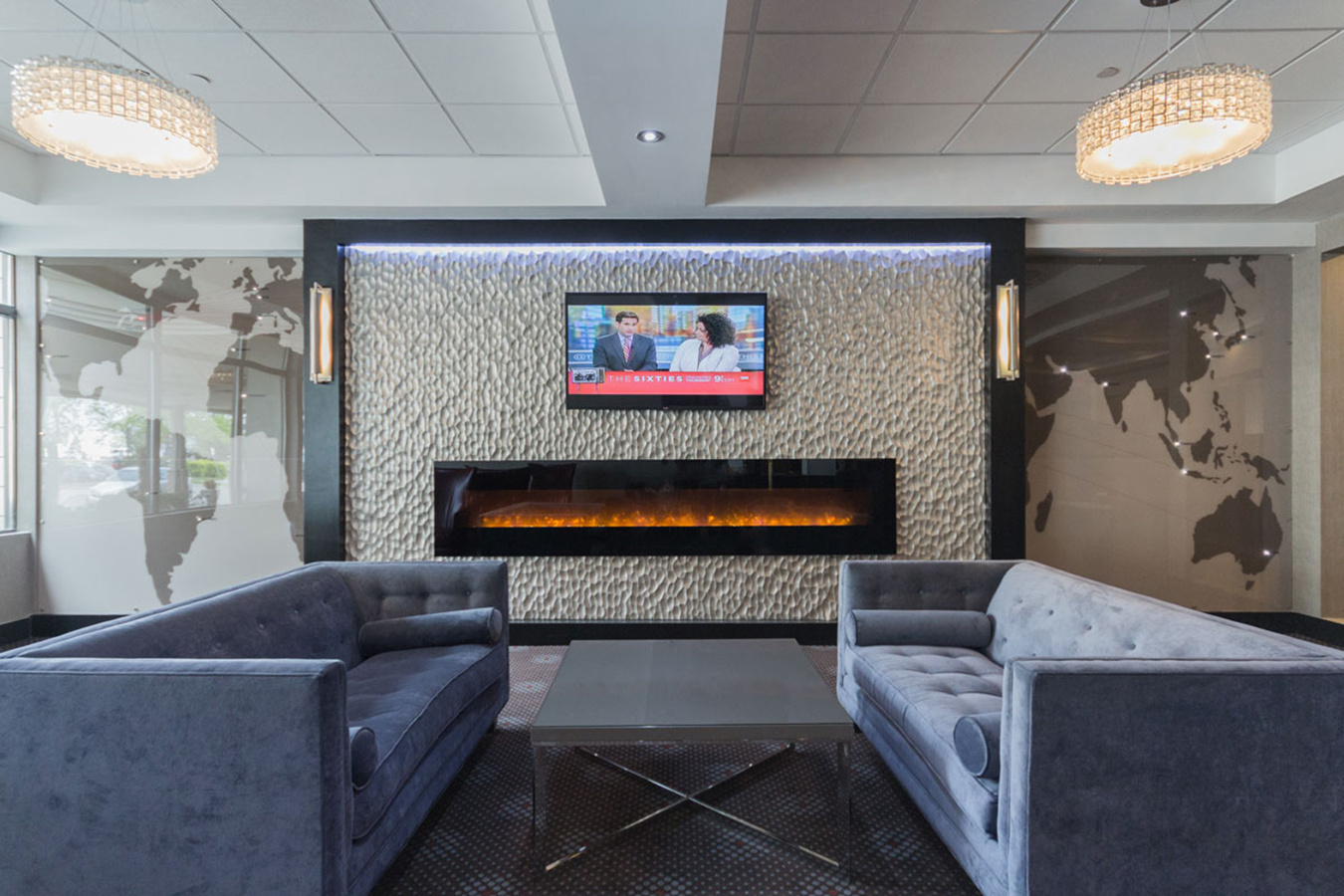 Best Western Toronto Airport Hotel Lobby by Ambience Design Group ...