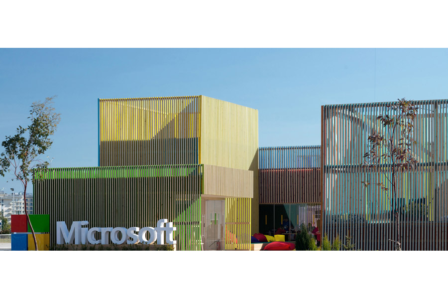 Microsoft Pavilion in the Olympic Park by Nowadays office - Architizer