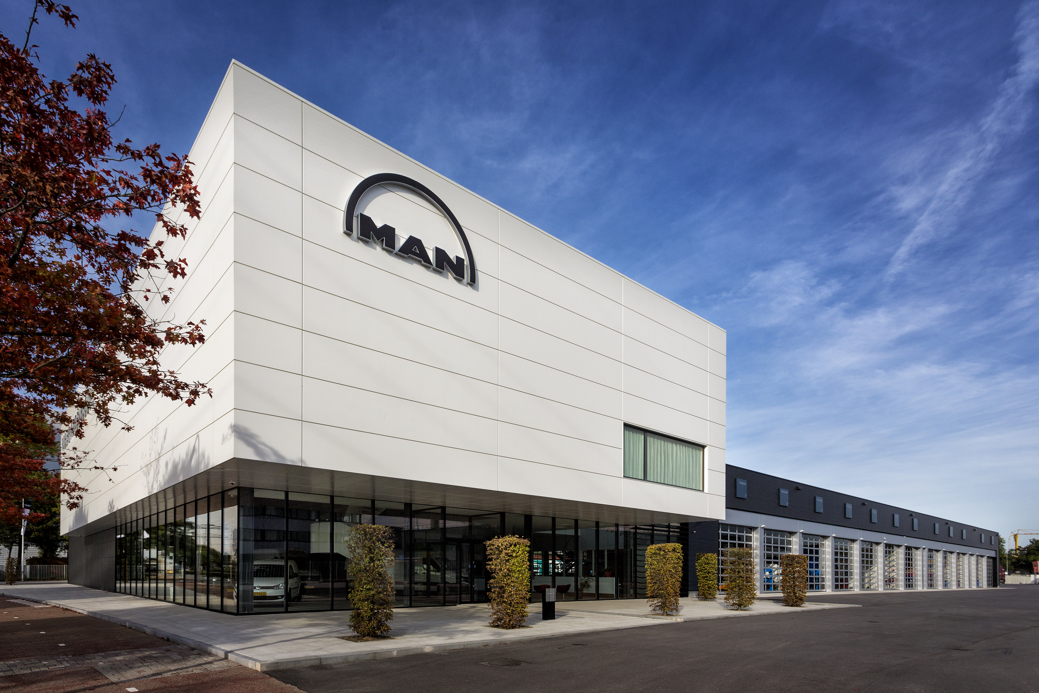 MAN Trucks Showroom by STATS Architecten - Architizer