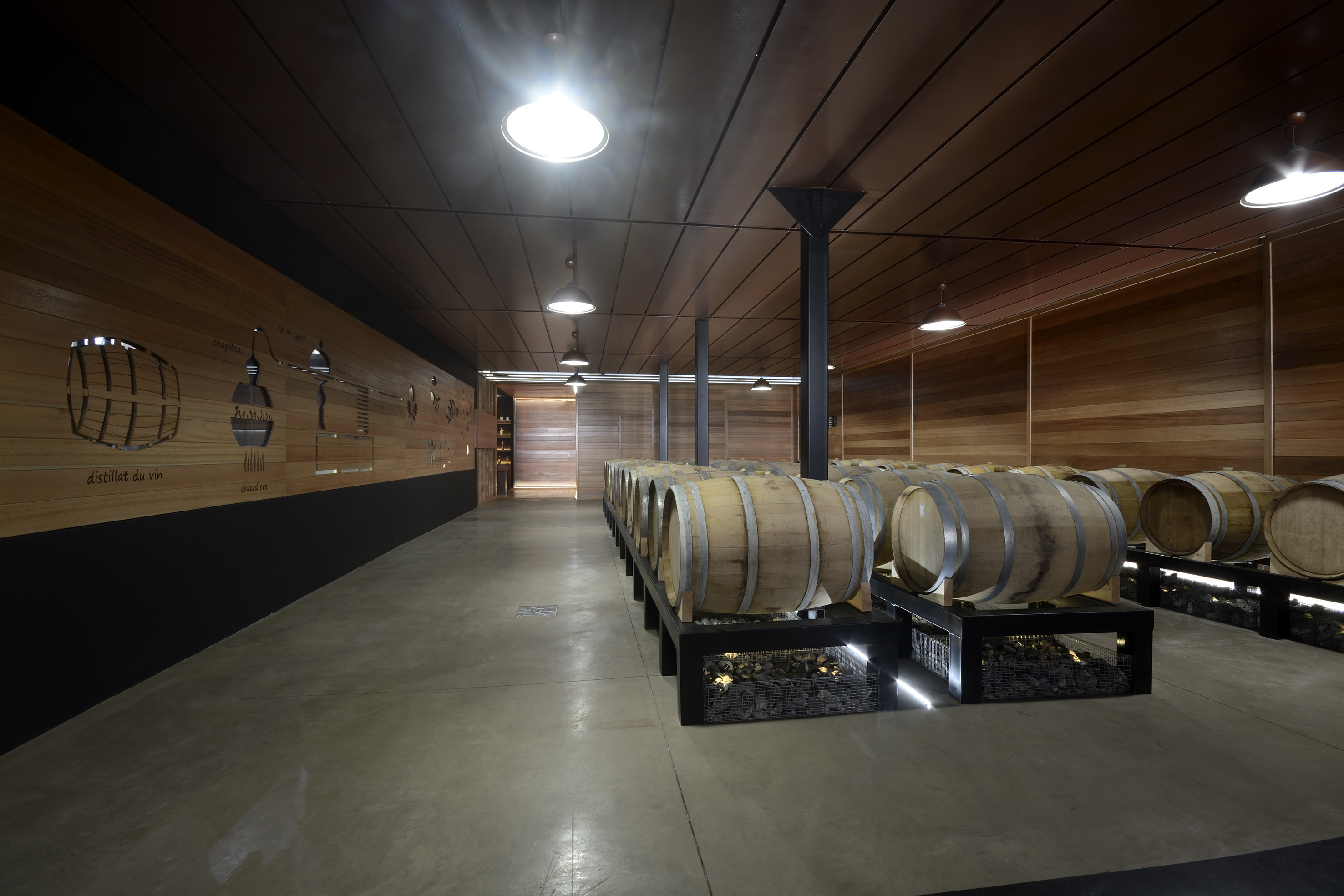exhibition room - cellar Callicounis Distilleries S.A. by GKArchitects ...