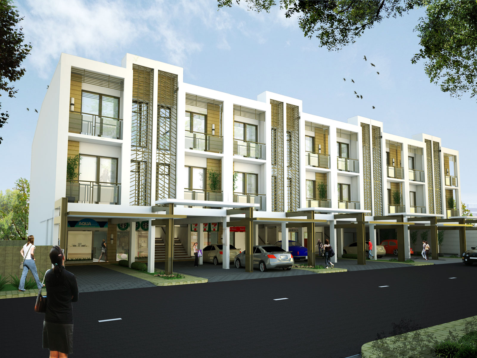 8 Unit - 3-storey Shophouse by PBELL + A.ID - Architizer