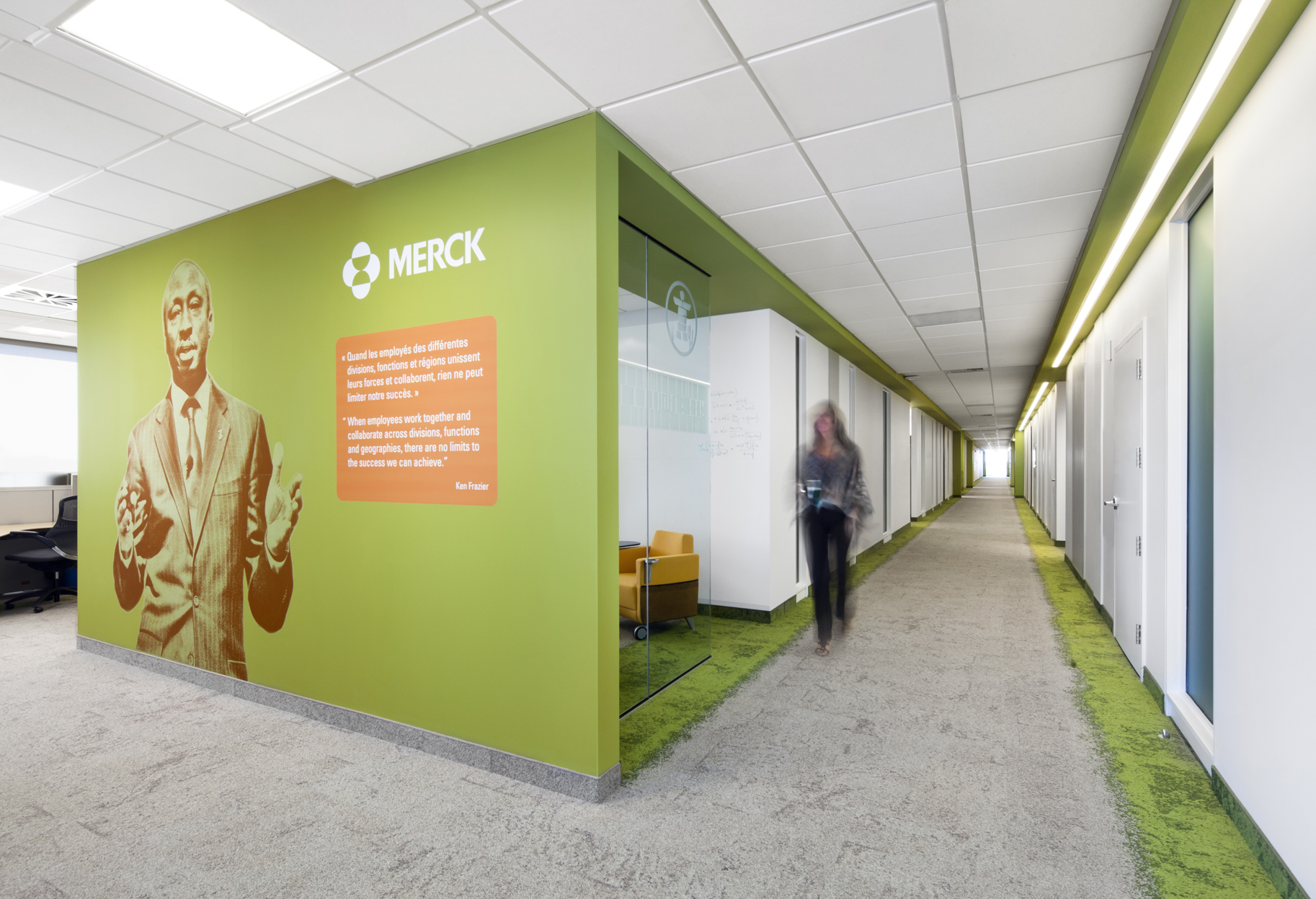 Merck Canada Inc. Montreal Headquarters by Figurr Architects Collective ...